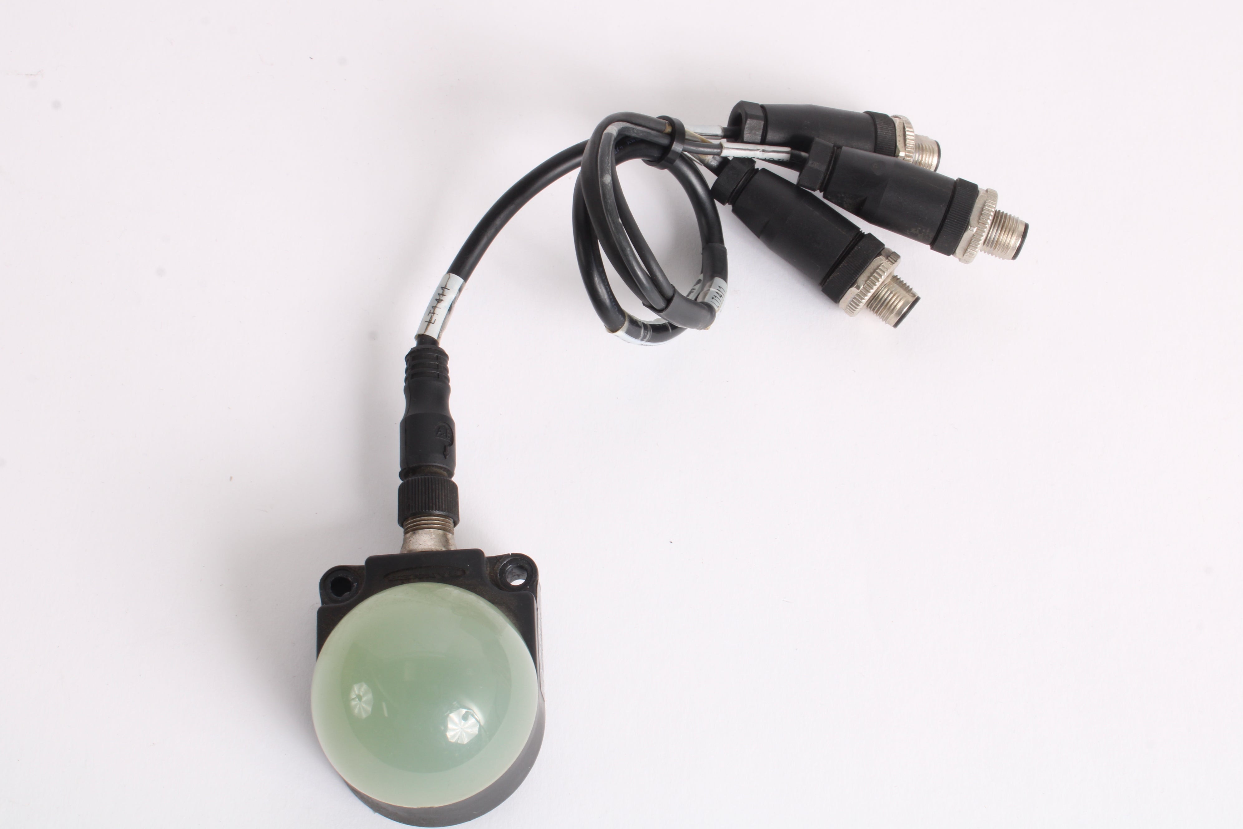 Banner Engineering K50FLGRYPQ Flat Mount Domed Indicators With Cable ...