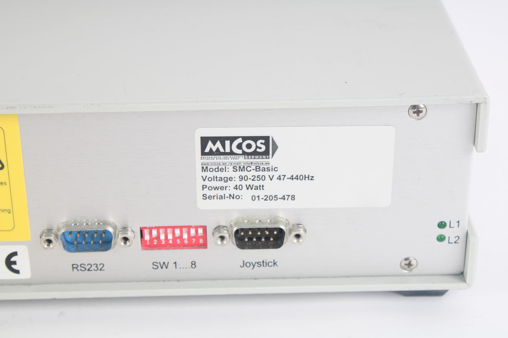 Micos SMC-Basic High Resolution Positioning Controller SMC-Series – NTC ...