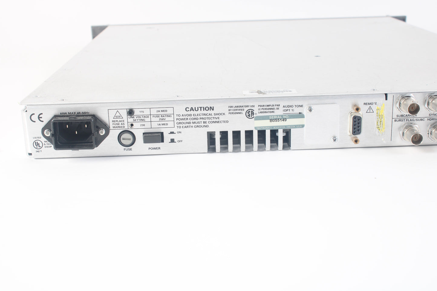 Tektronix TSG-170A Analog NTSC Television Generator – NTC Tech