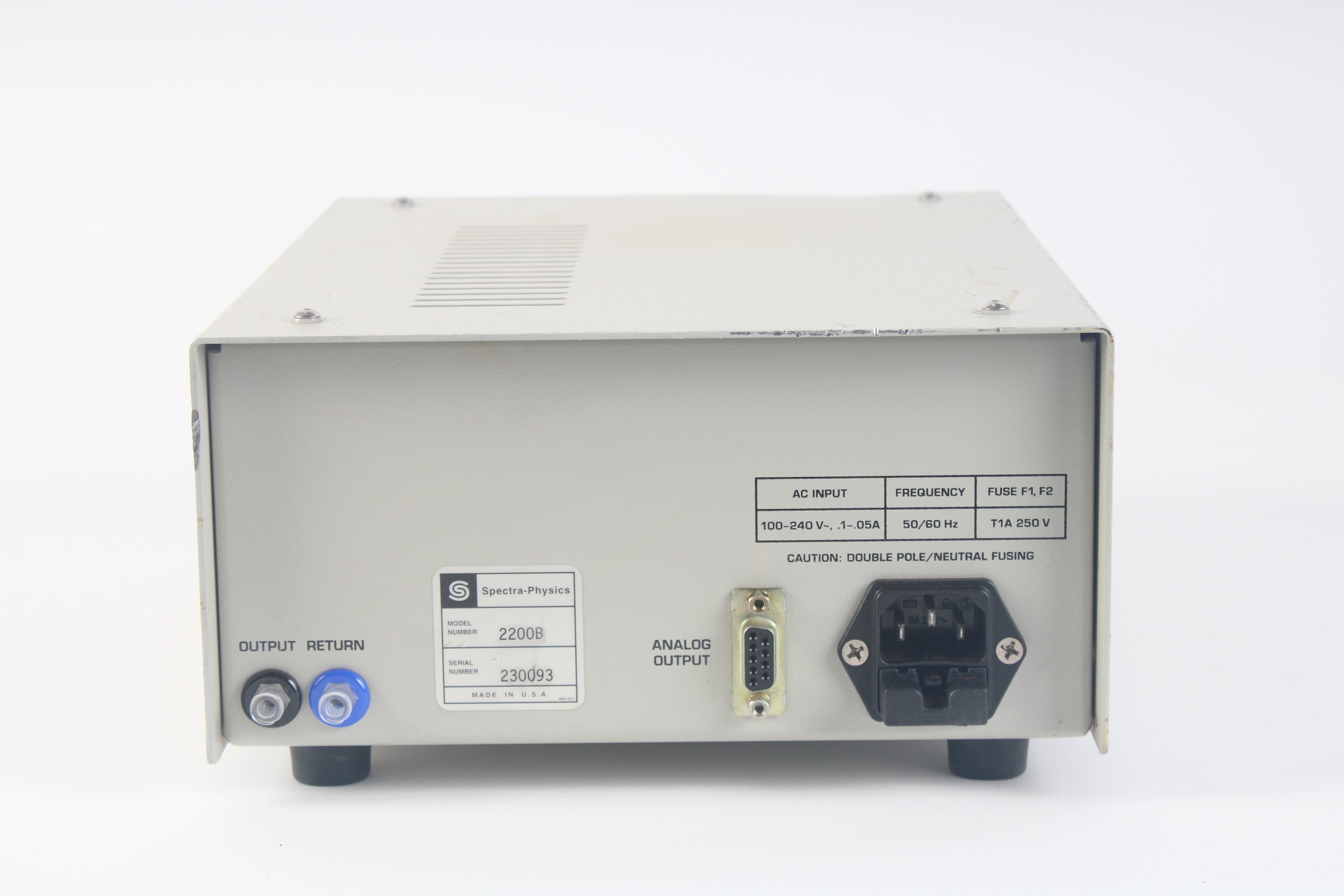 Spectra-Physics 2200B Air Purifier – NTC Tech