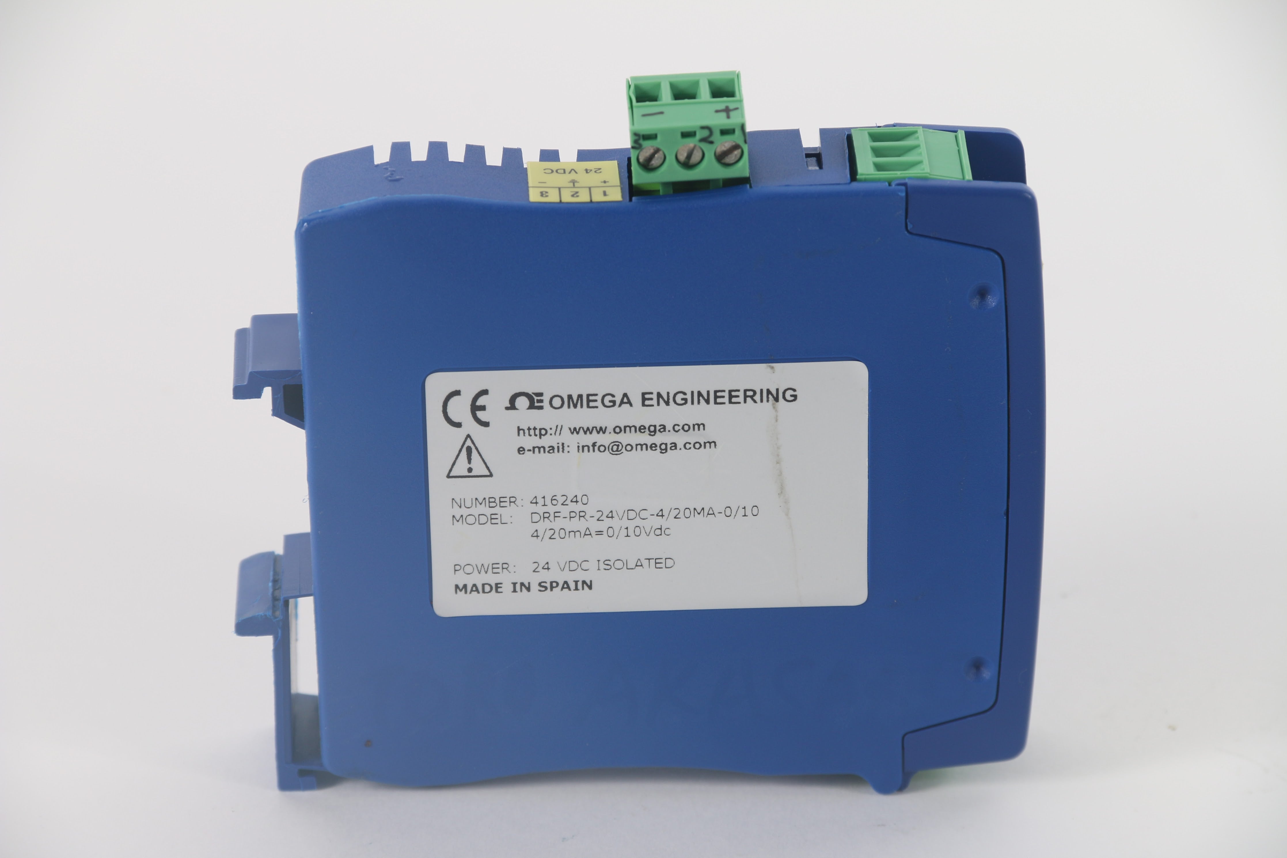 Omega DRF-PR-24VDC-4/20MA-0/10 AC/DC Input Signal Conditioner – NTC Tech