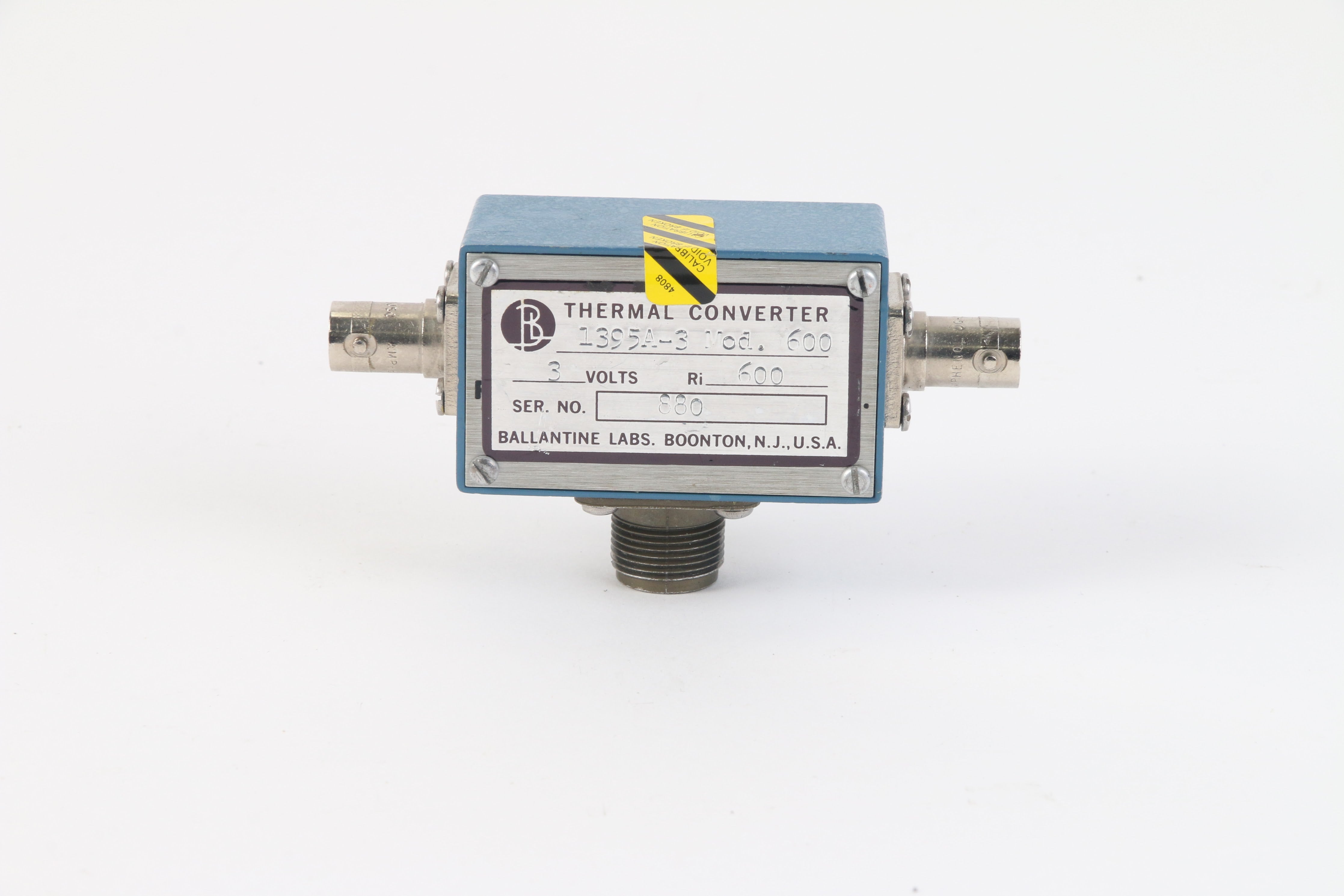 Ballantine Labs 1395A-3 Mod 60- 3 Volts, 600Ri Thermal Converter – NTC Tech