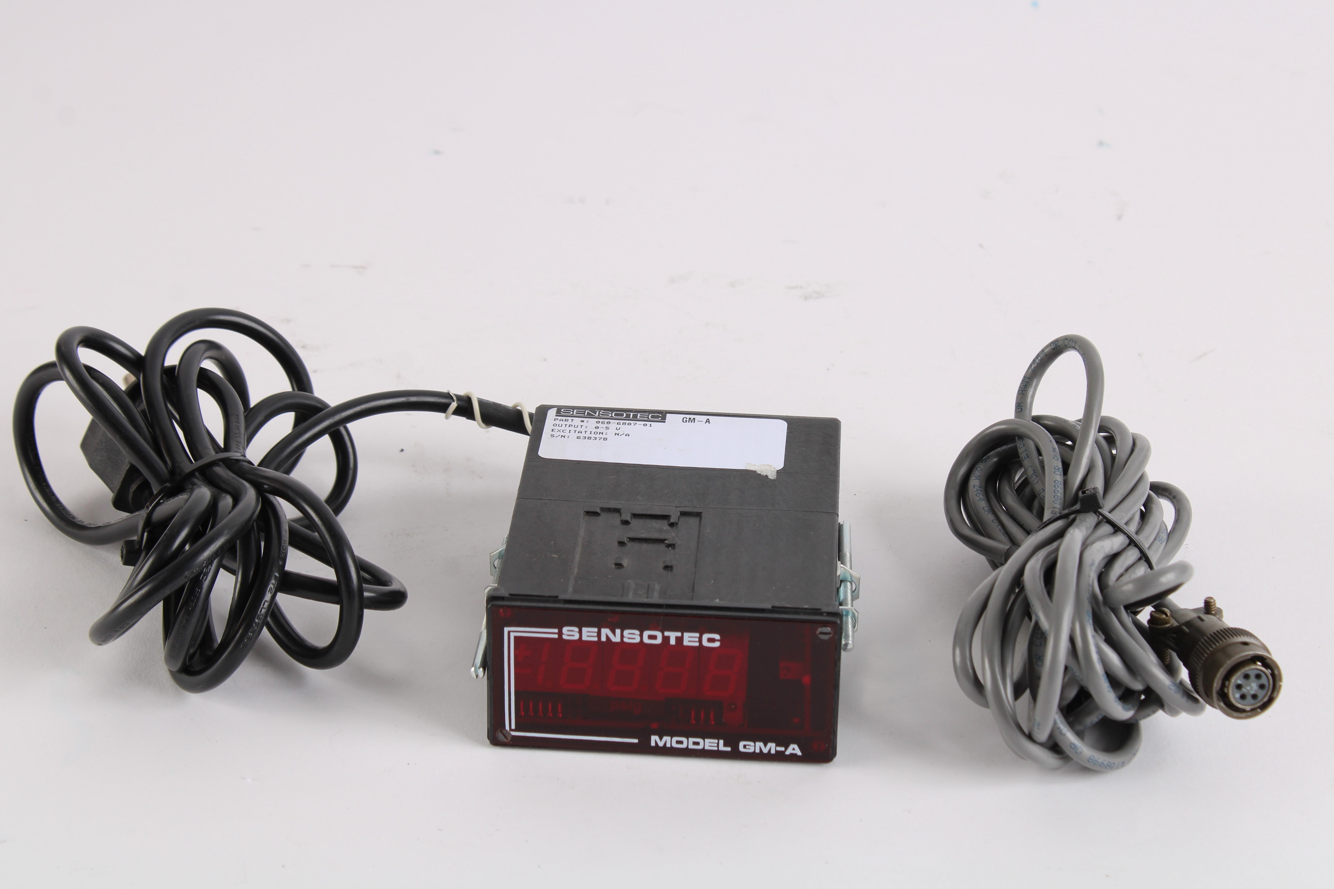 Sensotec GM-A Amplified Cell Indicator W/ Power Cord and Signal Cable ...