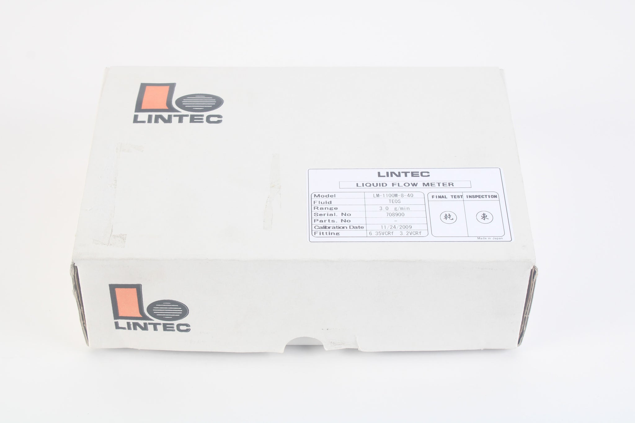 Lintec LM-1100M-8-40 Liquid Flow Controller Meter - NEW – NTC Tech