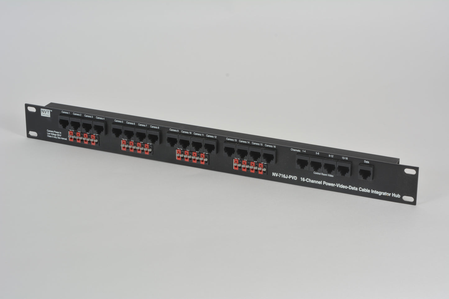 NVT NV-716J-PVD 16-Channel Power-Video-Data Cable Integrator Hub – NTC Tech