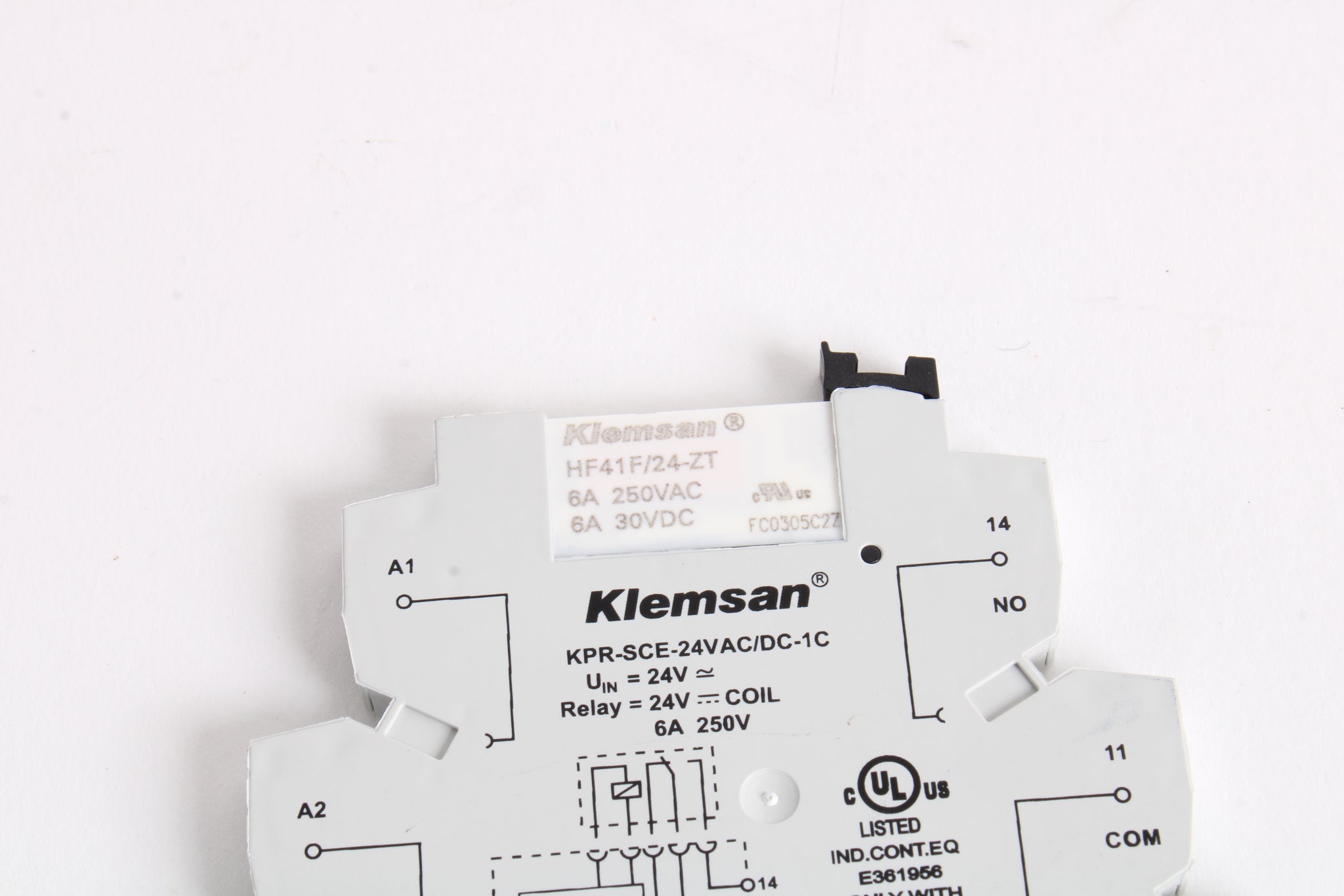 Klemsan HF41F/24-ZT Industrial Relay 24VDC 6A – NTC Tech