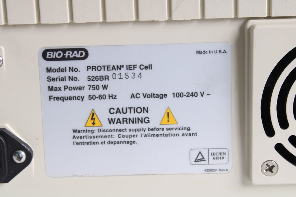 Bio Rad Protean IEF Cell System - Fair Condition – NTC Tech
