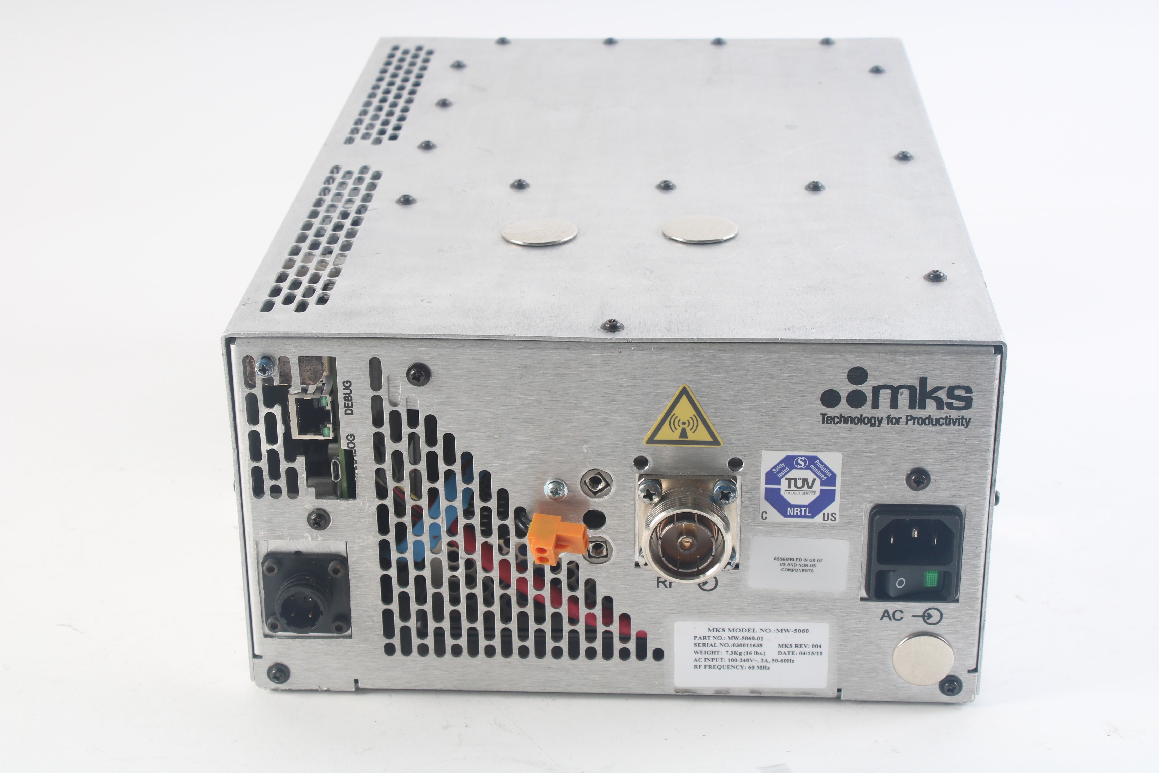 MKS MW-5060 Matching Network Controller Module - AS IS – NTC Tech