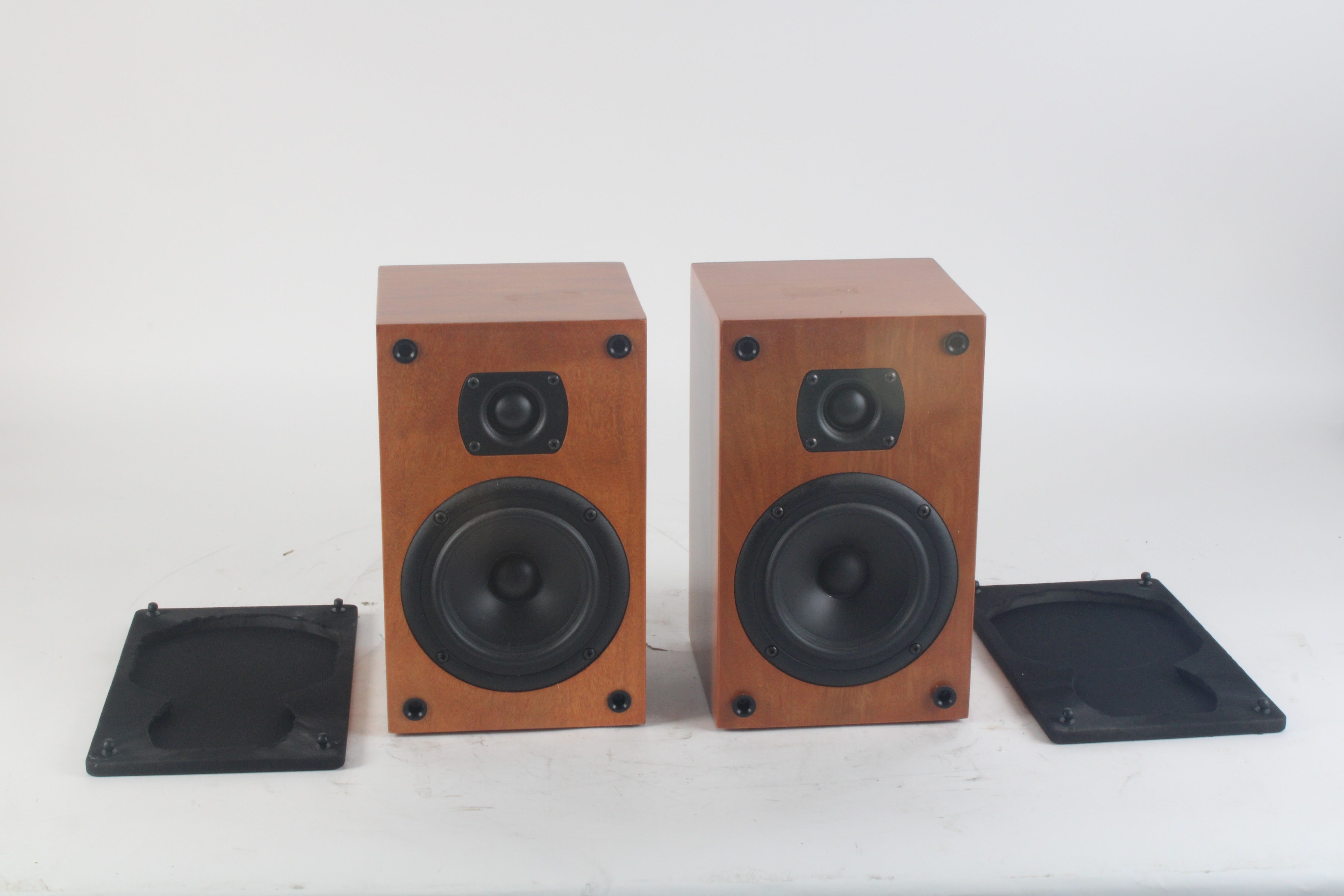 Edge Audio DiAural Satellite Speaker PAIR - Cherry - Home Theater Spea ...