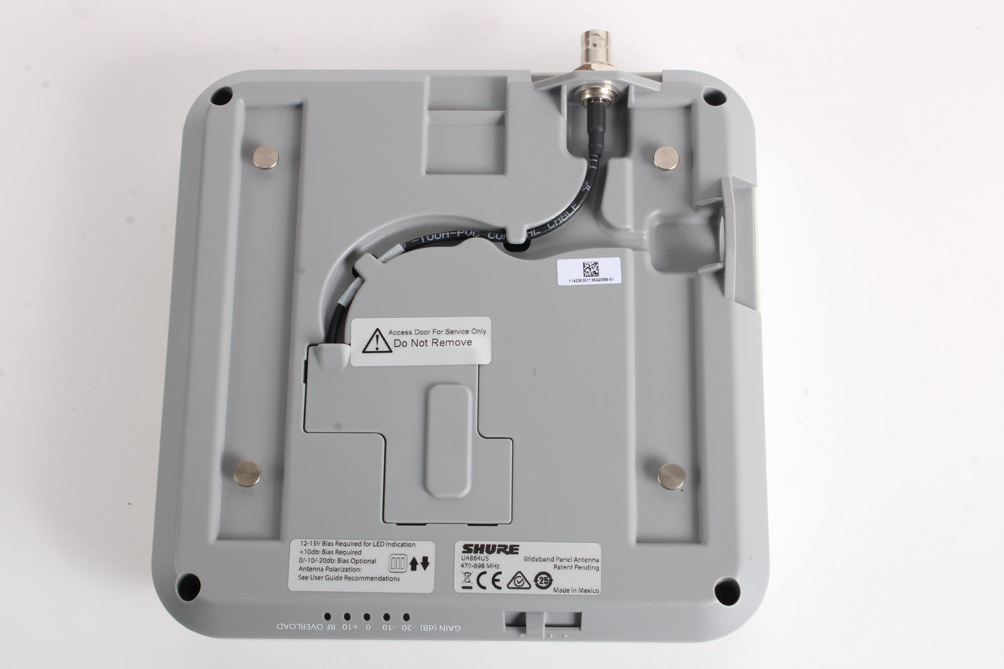 Shure UA864US 470-698 MHz Wideband Panel Antenna – NTC Tech