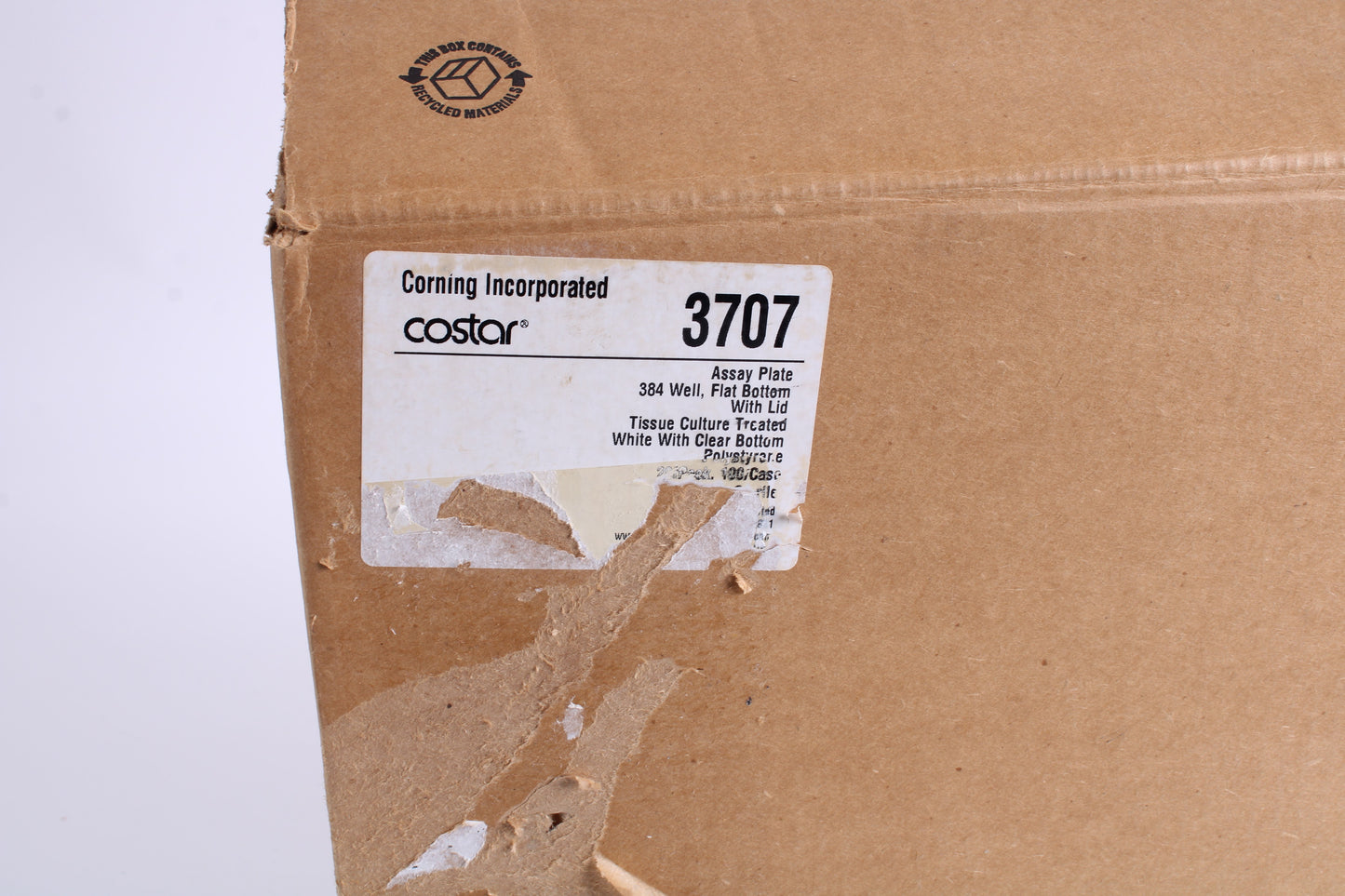 Corning Incorporated / Costar 3707 Assay Plate 384 Well, Flat Bottom L ...