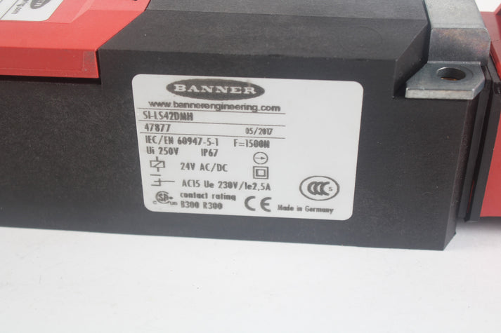 Banner SI-LS42DMH Spring Locking Interlock Switch – NTC Tech