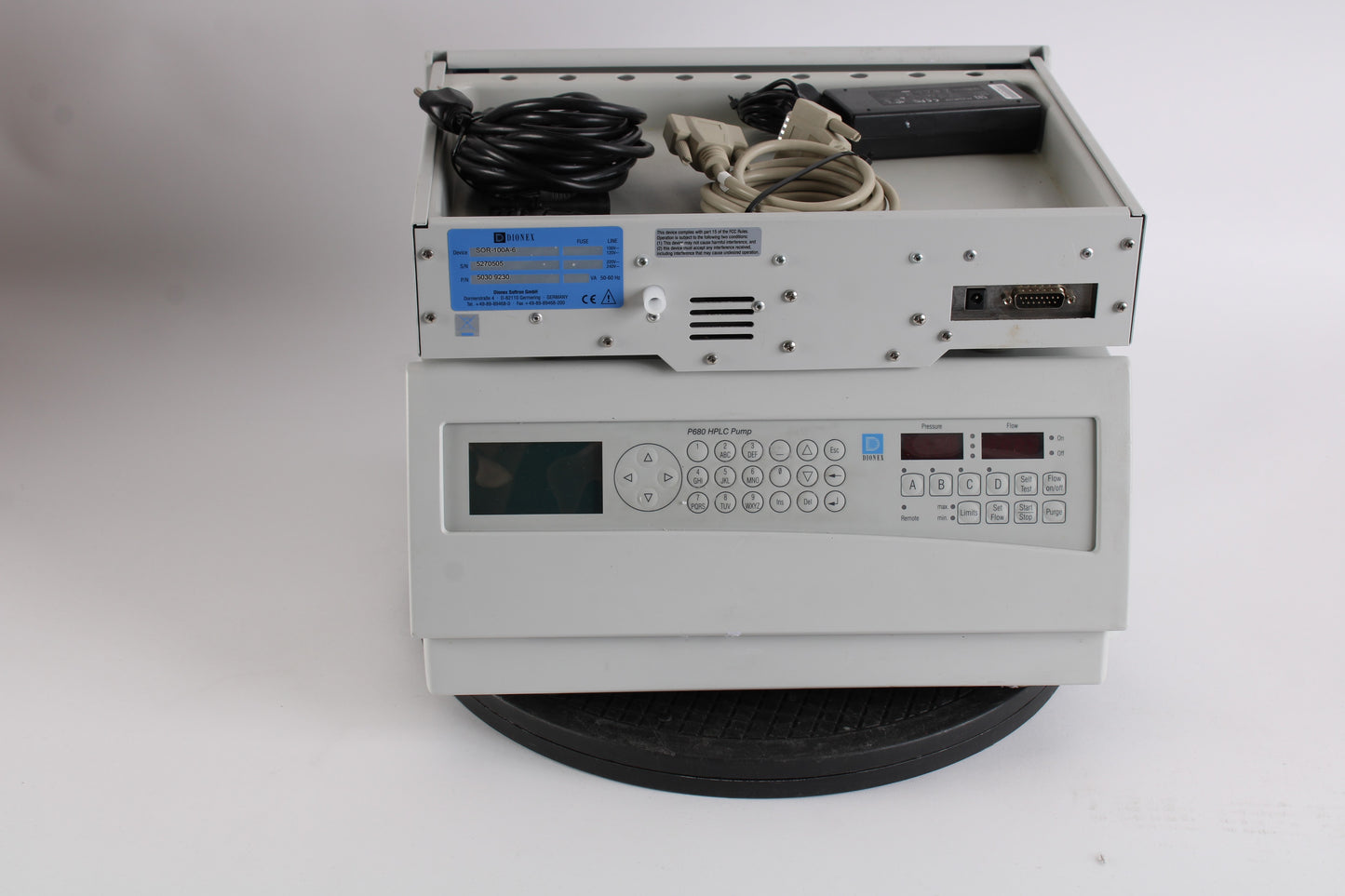 Dionex P 680A DGP-6, P680 HPLC Pump W/ SOR-100A-6 Solvent Rack 5030.00 ...