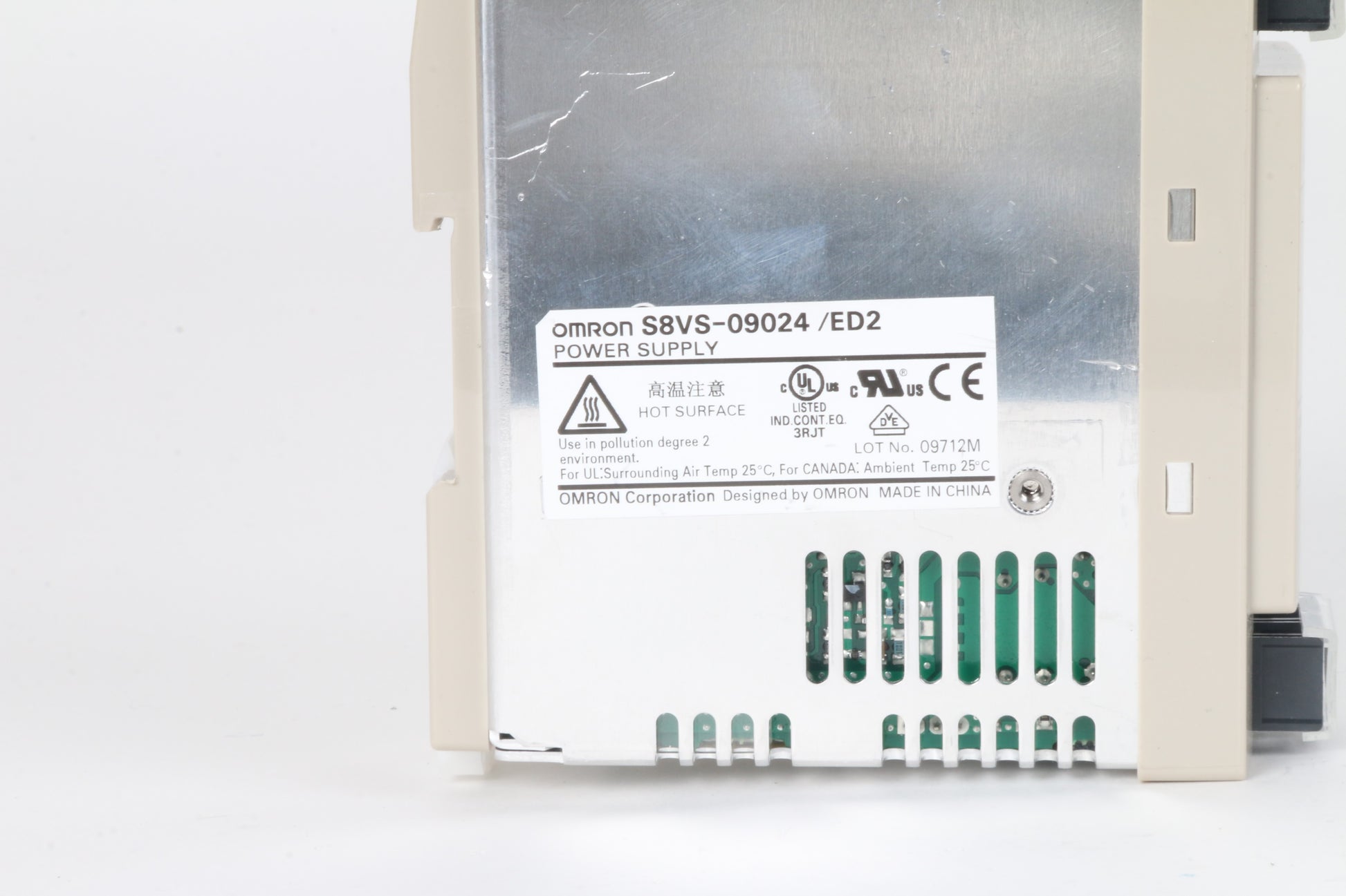 Omron S8VS-09024 /ED2 Power Supply 24VDC 2.3A Input 100-240VAC – NTC Tech