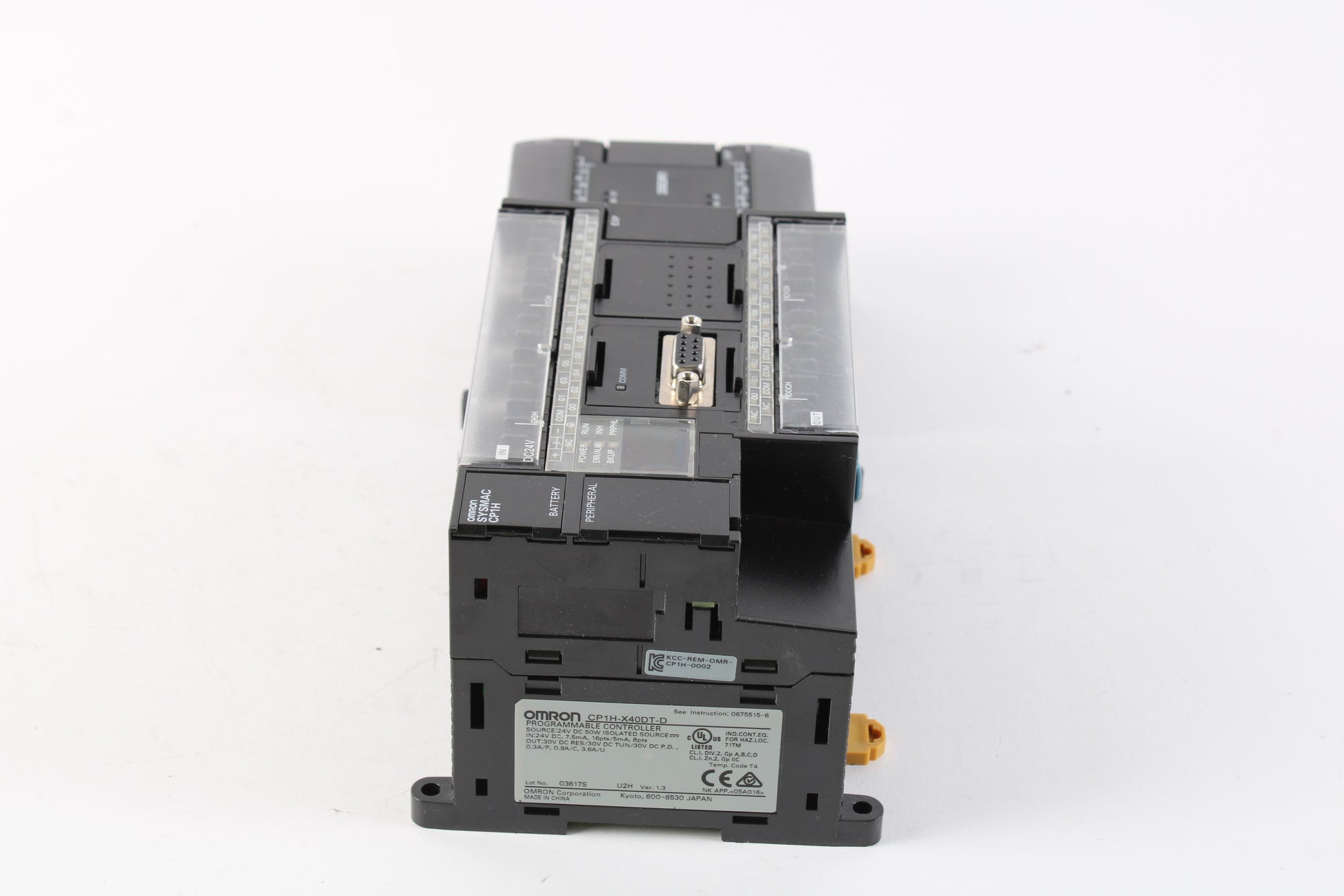 Omron CP1H-X40DT-D Programable controller W/ CP1W-20EDR1 IN/OUT Unit ...