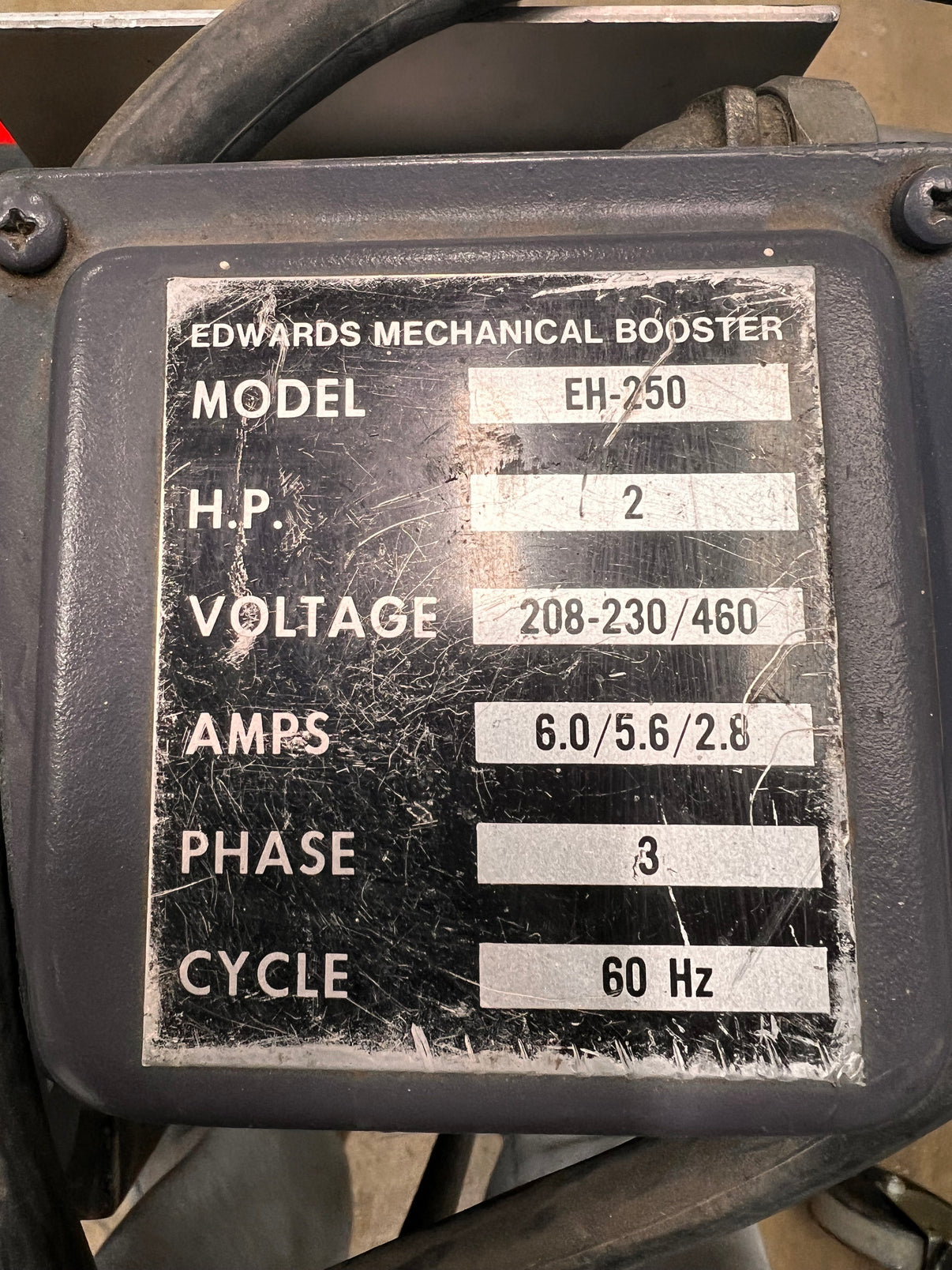 Edwards E2M40 FF High Vacuum Pump W/ EH-250 Mechanical Booster – NTC Tech