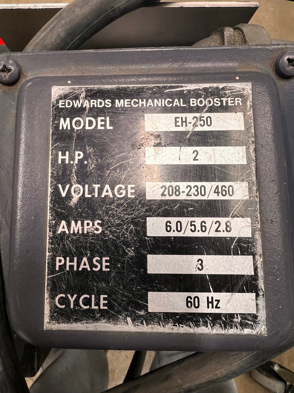Edwards E2M40 FF High Vacuum Pump W/ EH-250 Mechanical Booster – NTC Tech