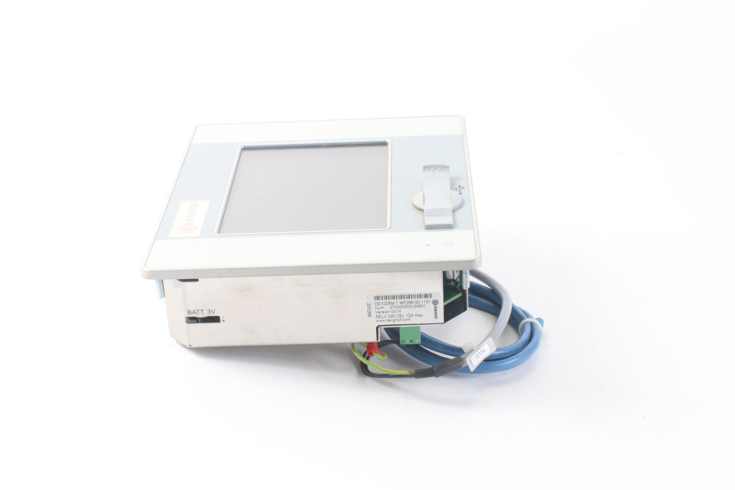 Berghof DC1005M Version: 0012 Operator Touch Screen Panel – NTC Tech