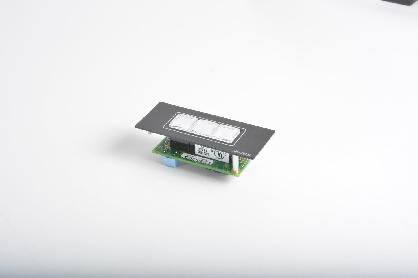 NOB Extron CM-3BLB Black Three-Button, Double Space Control Module 70 ...