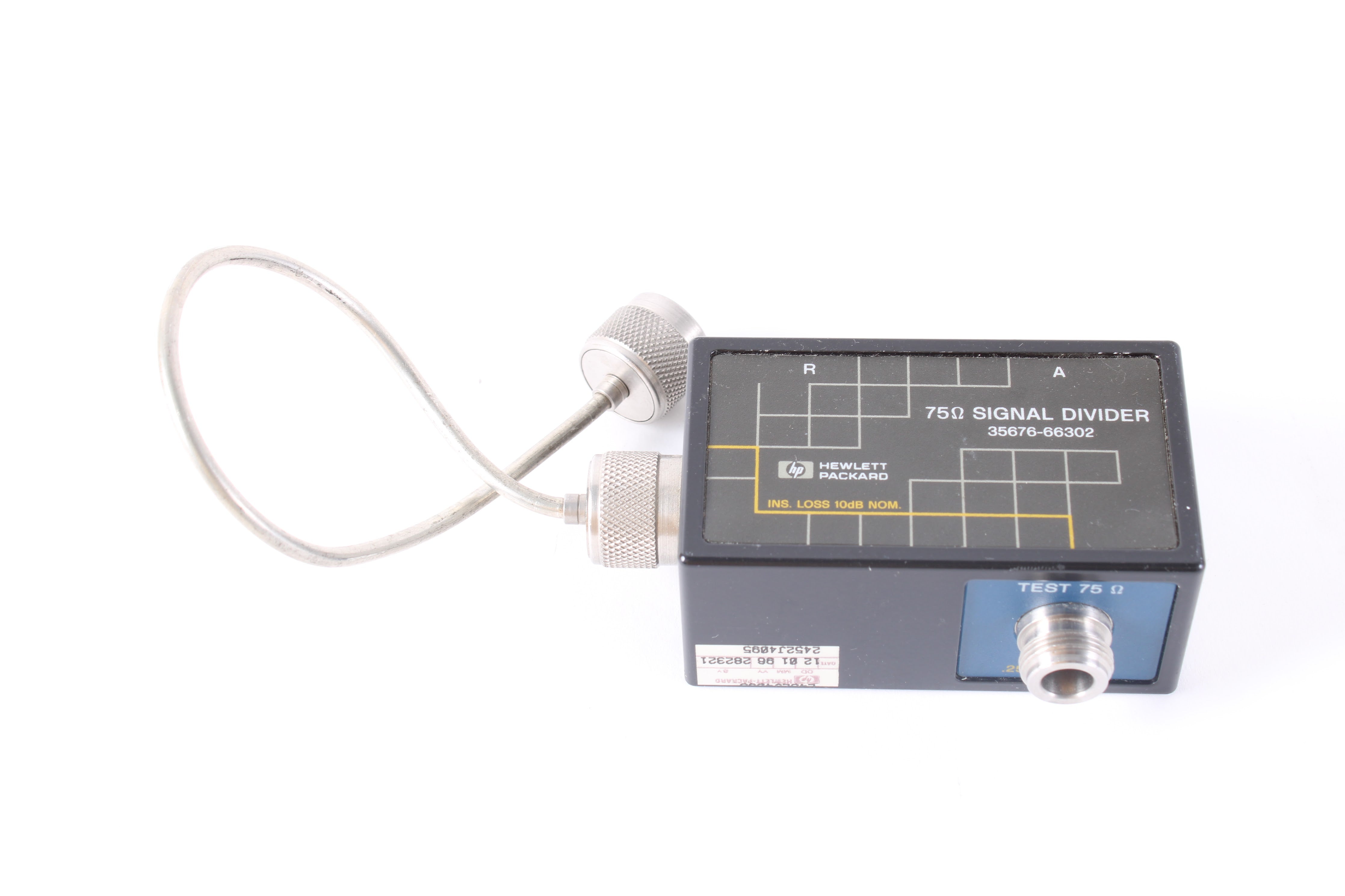 HP 35676-66302 75 Ohm Signal Divider SWR Bridge W/ Signal Cable – NTC Tech