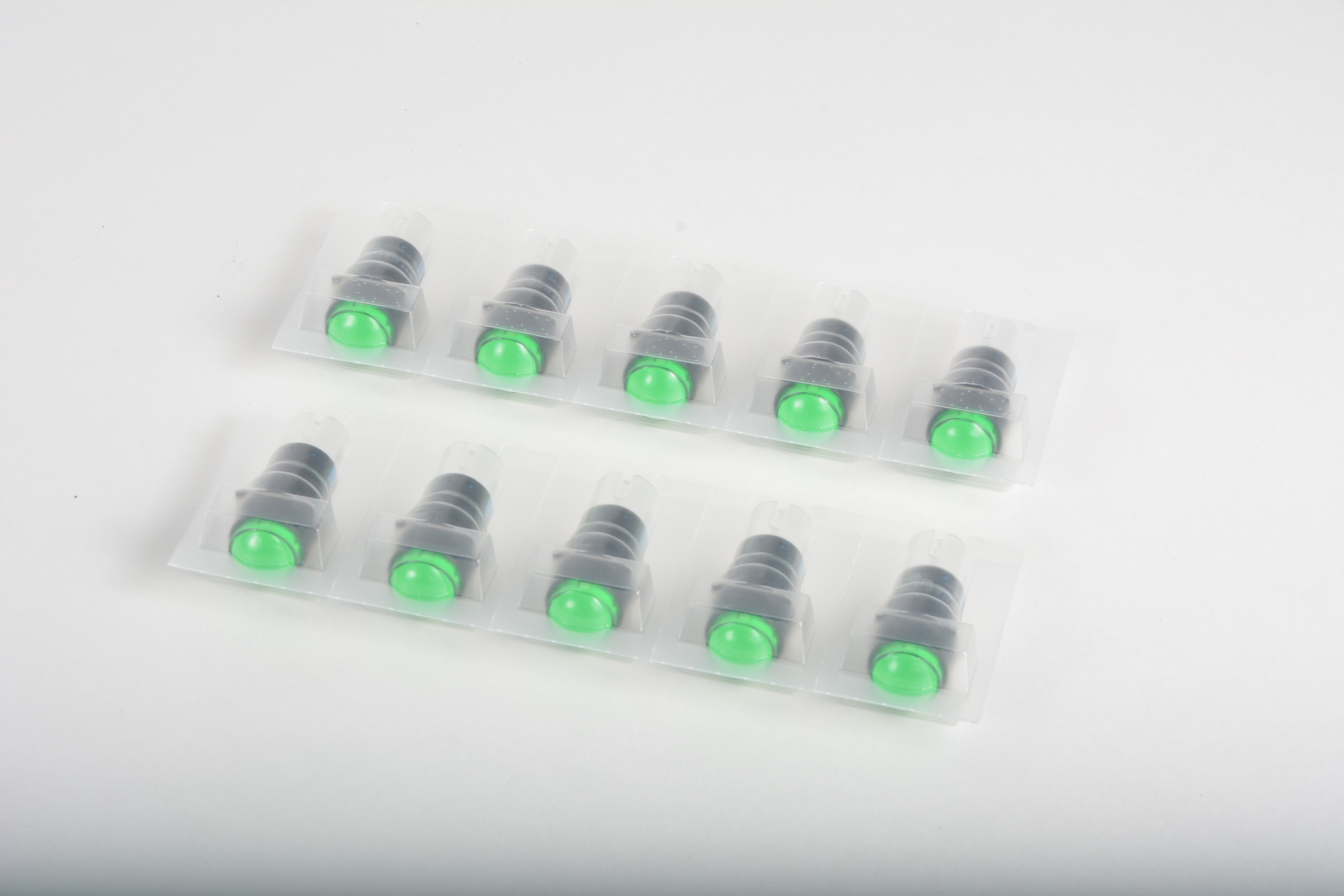 New IDEC AL6-P Green Push Button Switch Actuator Lot of 10 – NTC Tech