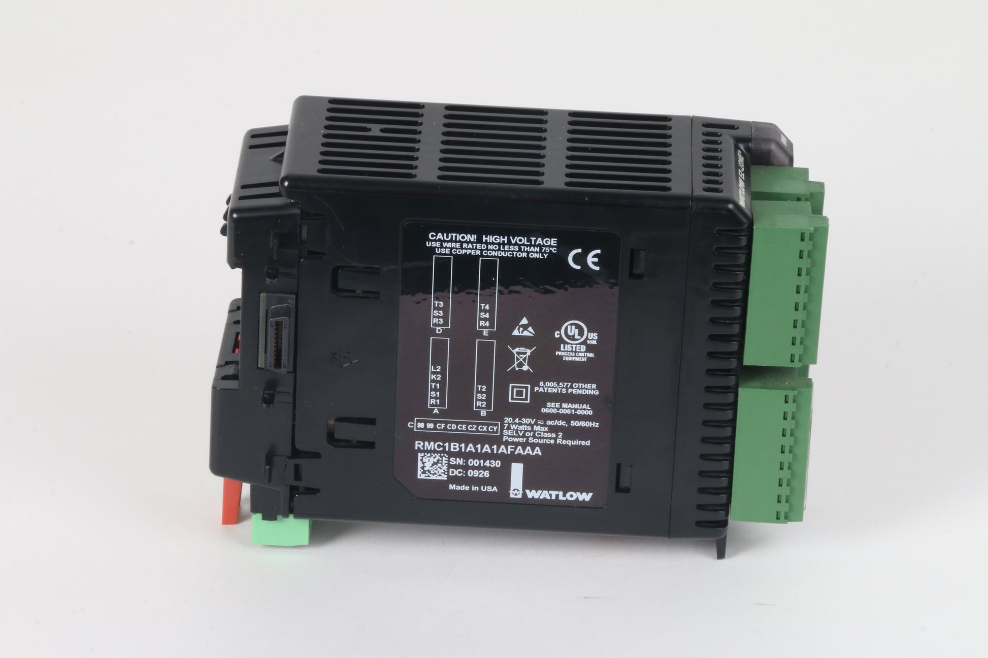 Watlow RMC1B1A1A1AFAAA Controller Module for Control Loops Limits Inpu ...