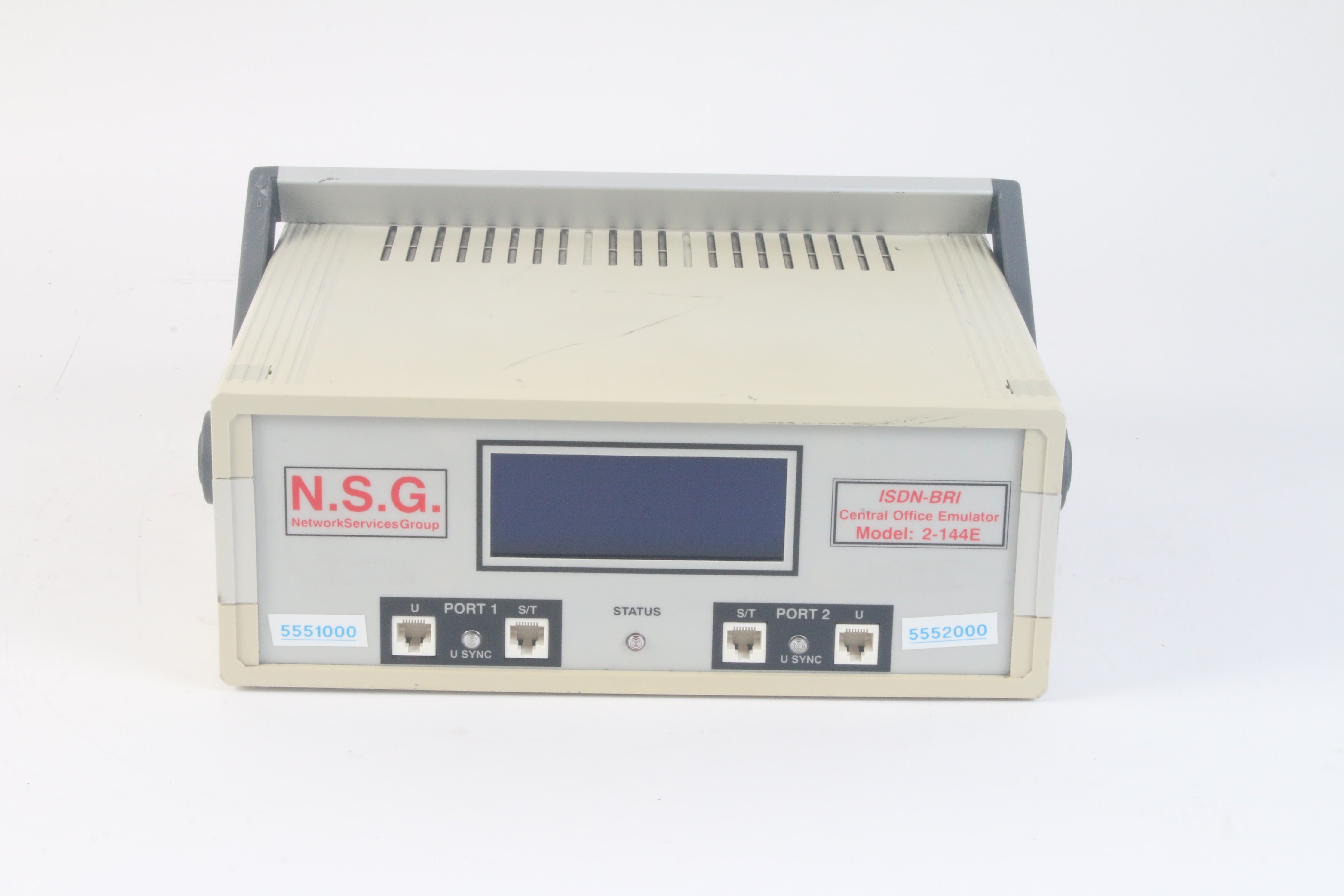 N.S.G. Network Services Group 2-144E ISDN-BRI Central Office Emulator ...