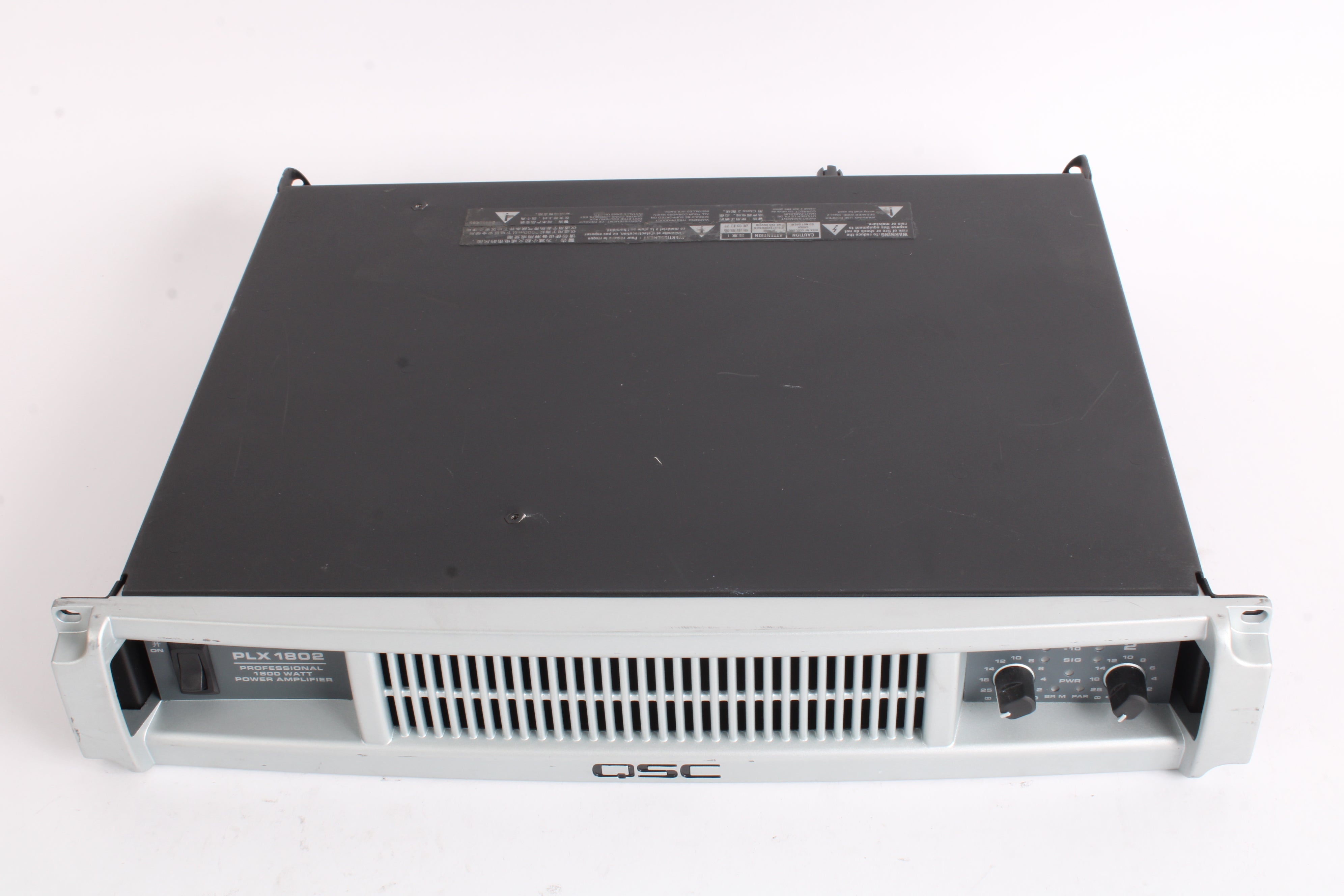 QSC PLX 1802 Professional 1800 WATT Power Amplifier - No Power AS IS ...