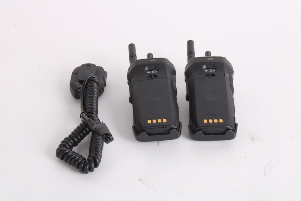 Motorola MSLB-MKZ900 Mototrbo Ion Smart Radio Pair w/ RM780 Speaker Mi ...