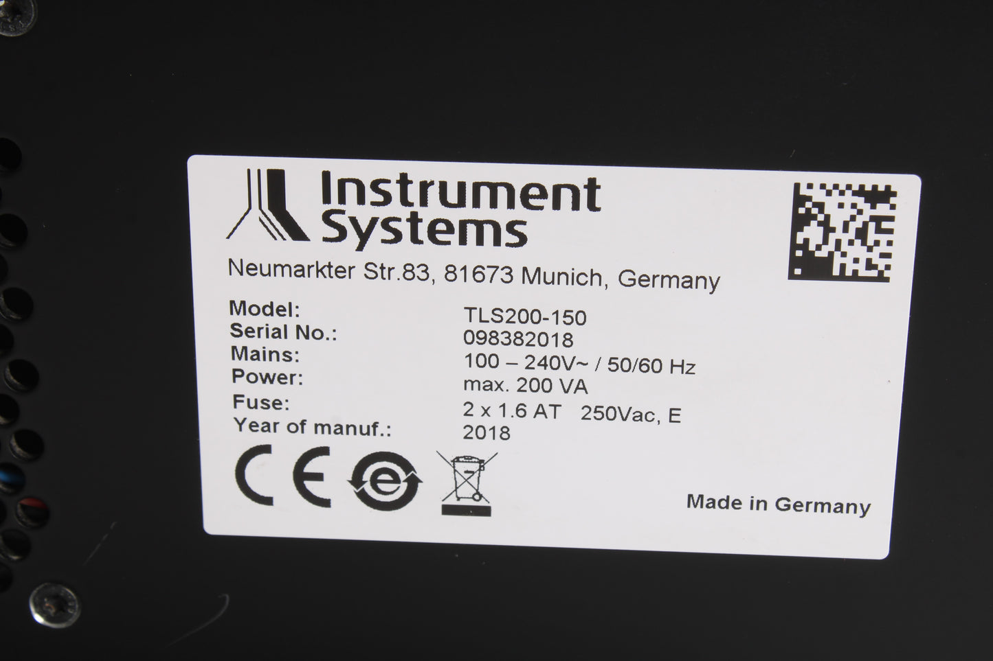 Instrument Systems TLS200-150 Display Tester – NTC Tech