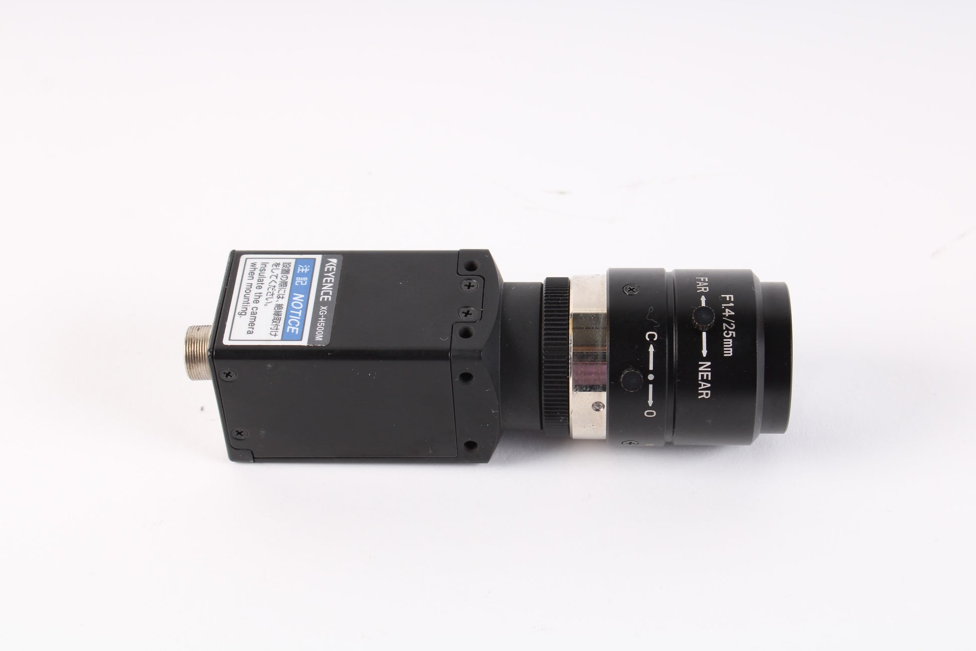 Keyence XG-H500M Camera W/ F 1.4/25mm Digital High-Speed Lens – NTC Tech