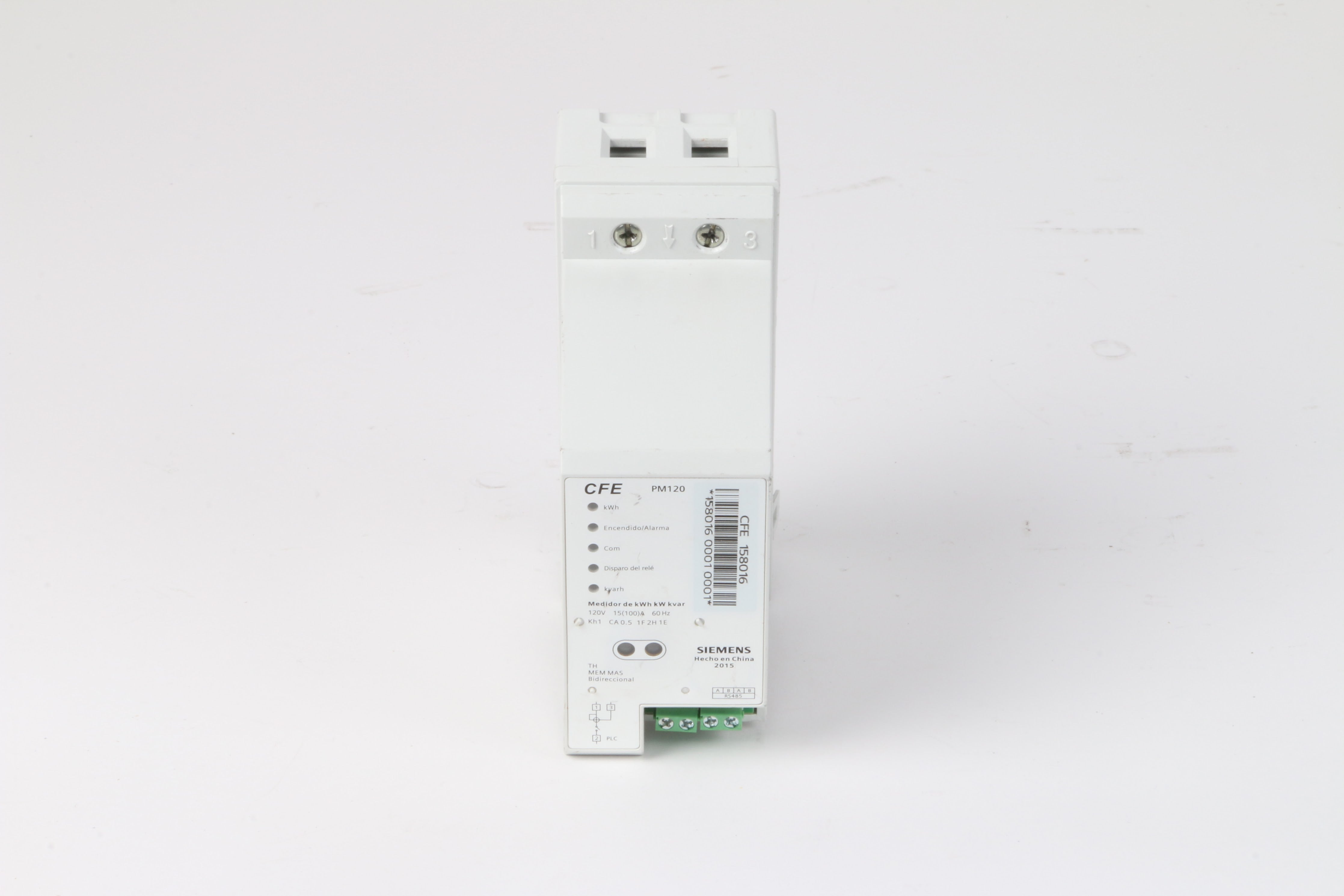 Siemens PM120 CFE Single Phase Din Rail Meter – NTC Tech