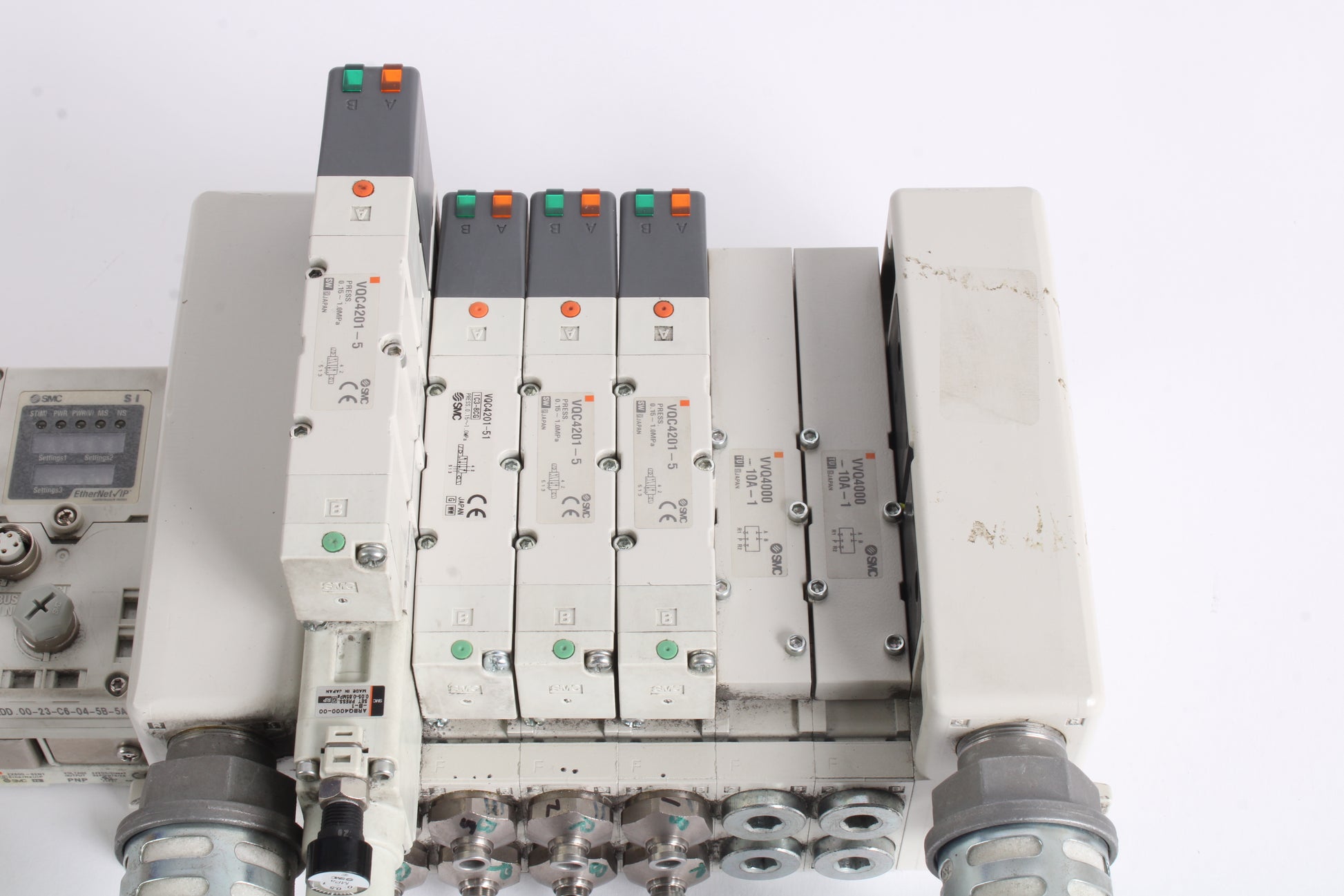 SMC EX600-SEN1 W/ EX600-DYPB,EX600-DXPD,VQC4201-5,VQC4201-51,VQC4201-5 – NTC Tech