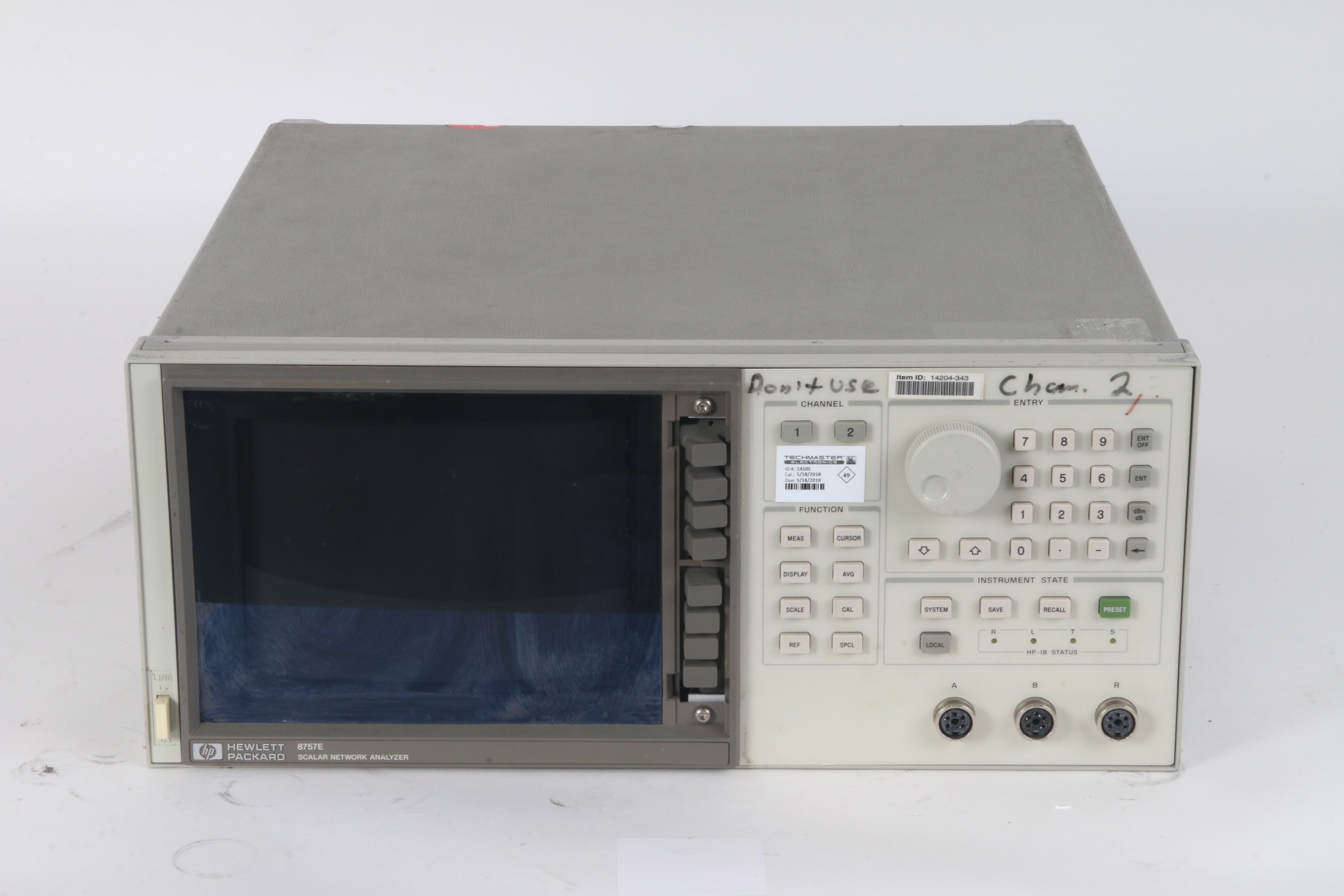 Agilent 8757E Scalar Network Analyzer 75 dB dynamic range / 50 GHz in ...