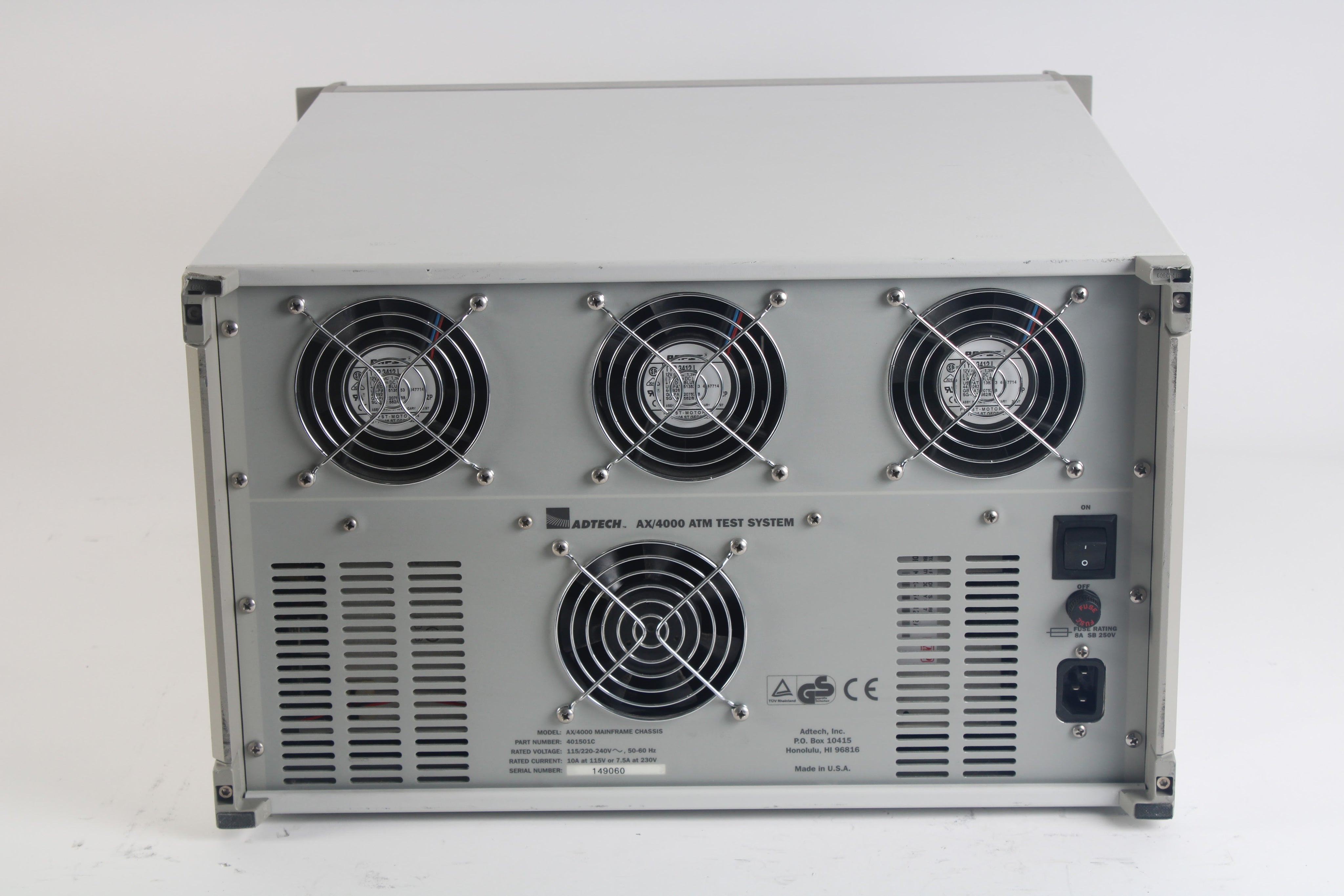 Spirent/Adtech AX/4000 16-Slot Ethernet Mainframe Chassis 401501C W/ M – NTC Tech