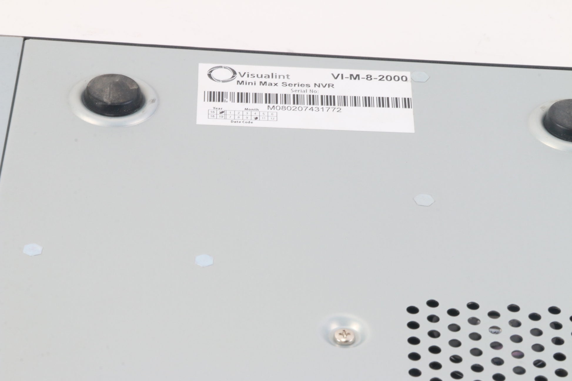 Visualint VI-M-8-2000 8 Channel Mini Max Series NVR 1D 06001.006836 ...