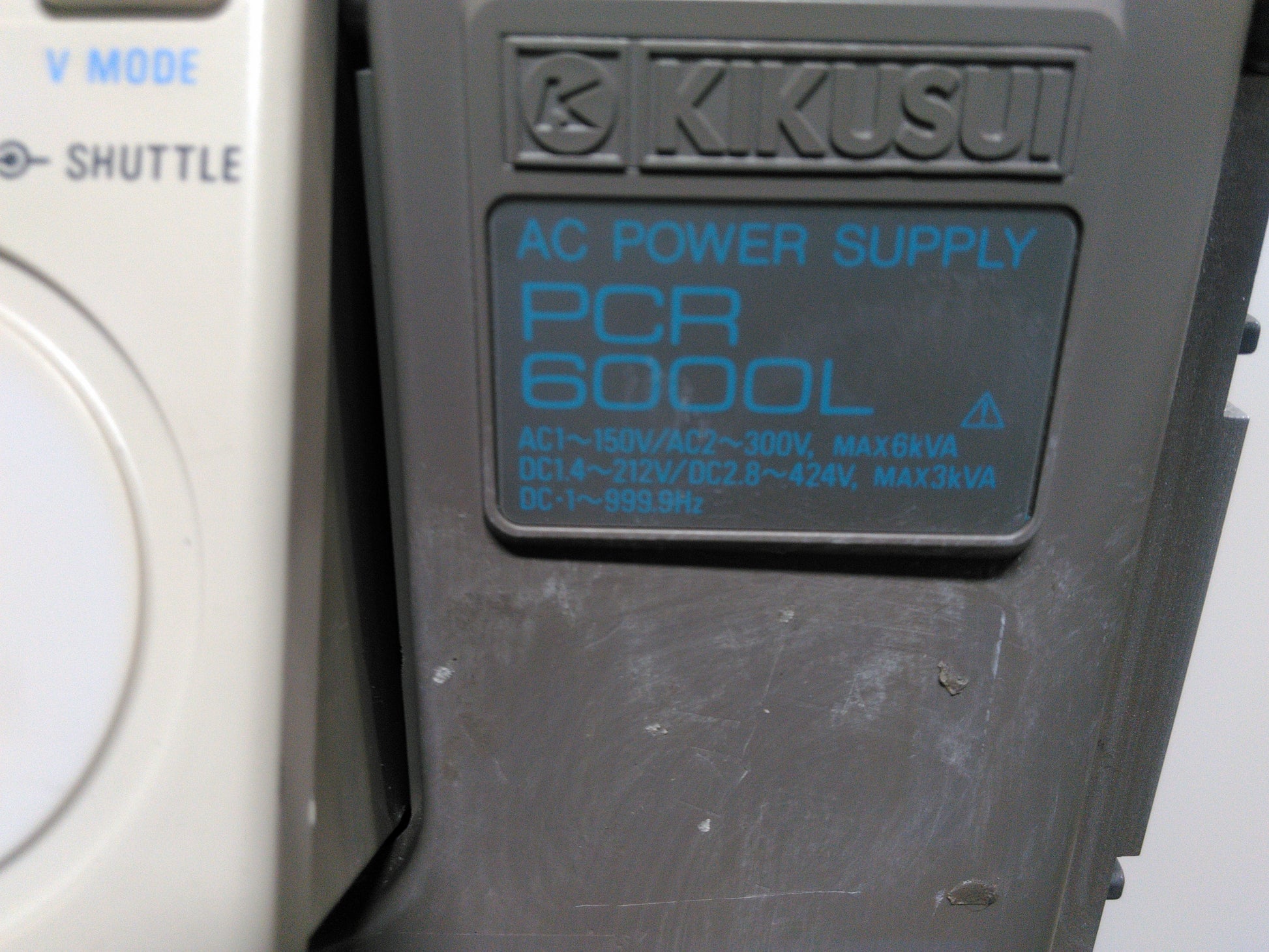 Kikusui PCR 6000L AC Power Supply AC1~150V/AC2~300V DC1.4~212V/DC2.8~4 ...