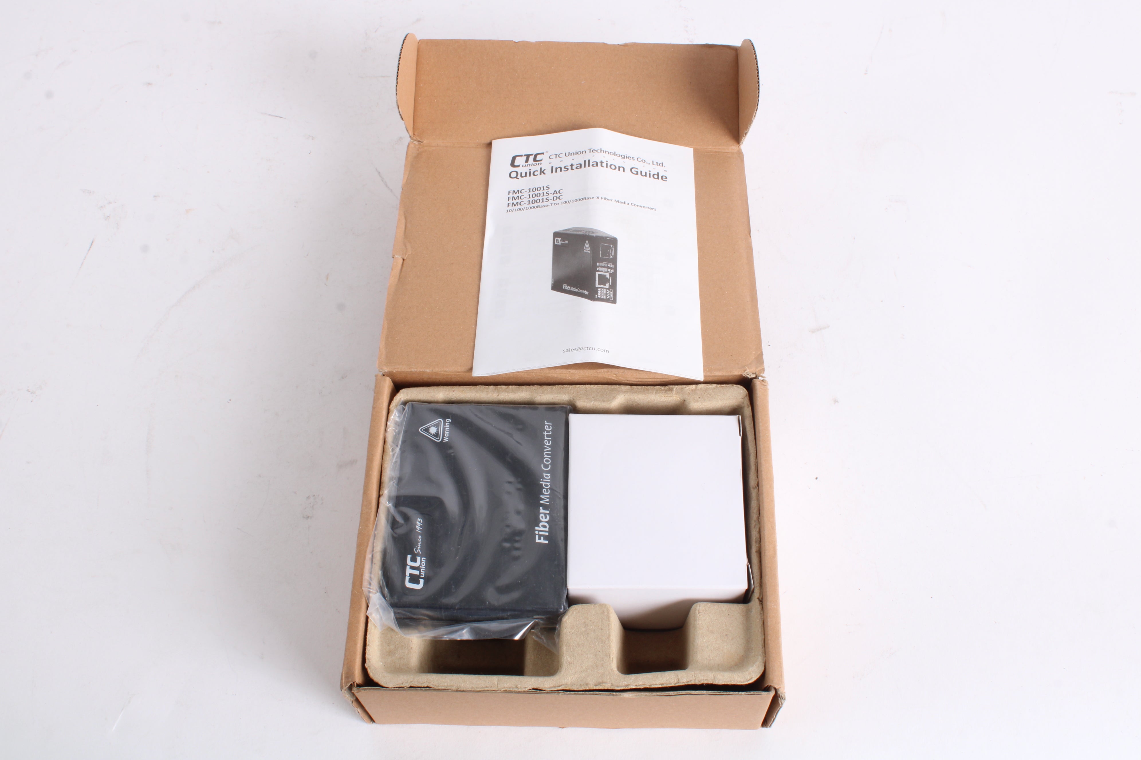 CTC Union FMC-1001S Fiber Media Converter - NEW – NTC Tech