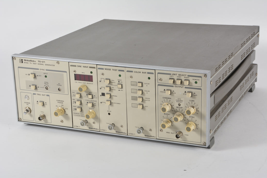 ShibaSoku TG-7/1 NTSC TV Test Signal Generator – NTC Tech