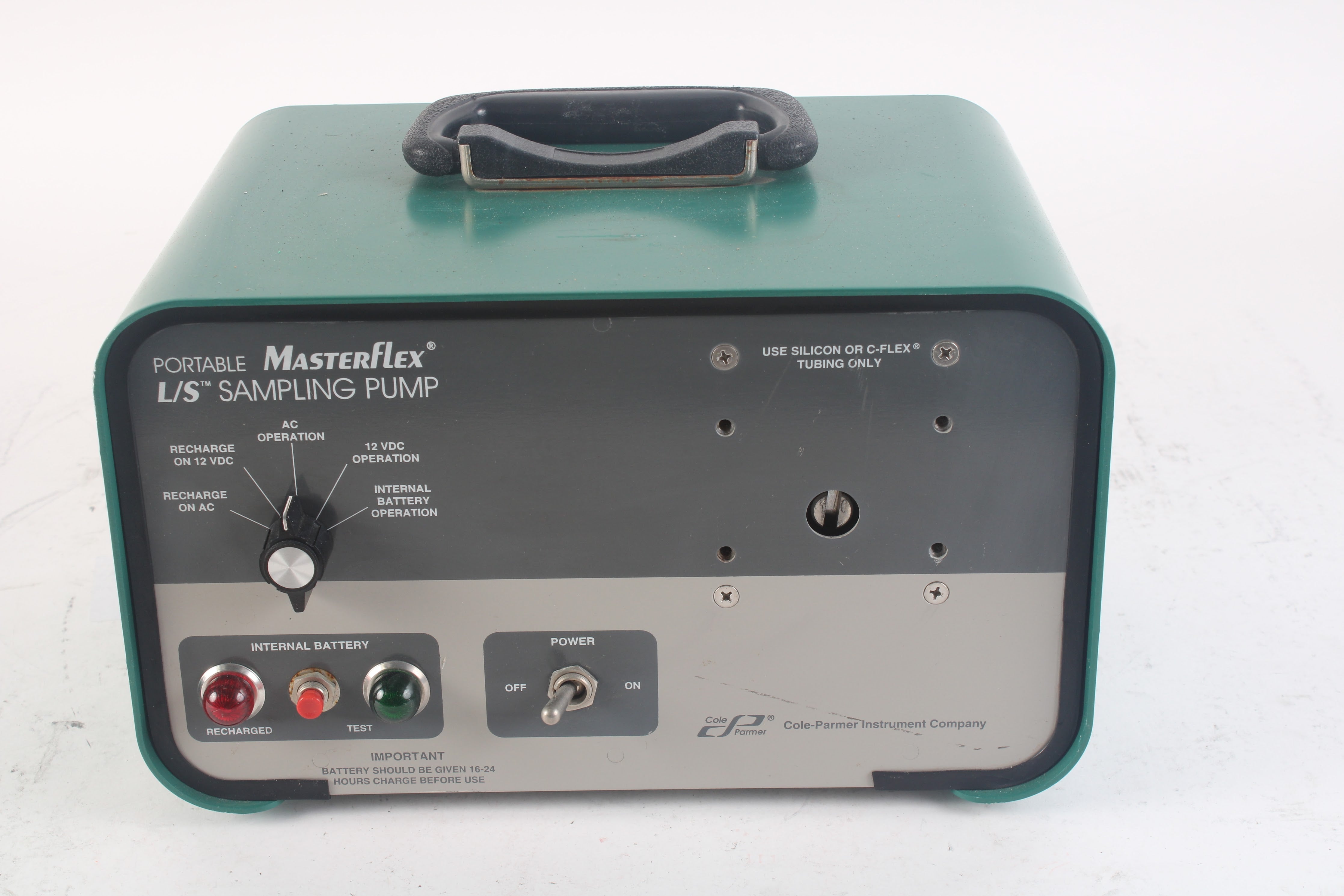 Cole-Parmer 7570-00 MasterFlex Portable L/S Sampling Pump Test Equipme ...