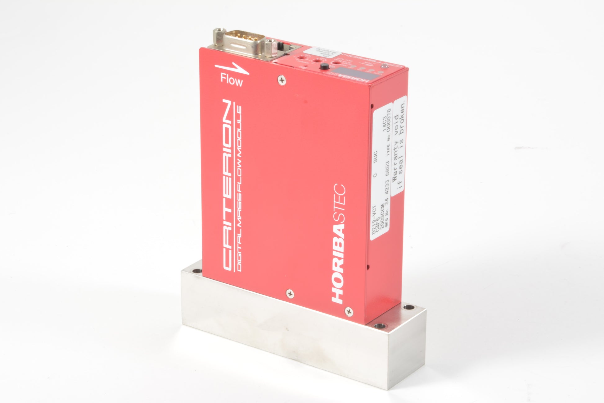 Horiba STEC Criterion D219-VCT C4F6 200sccm Mass Flow Controller – NTC Tech