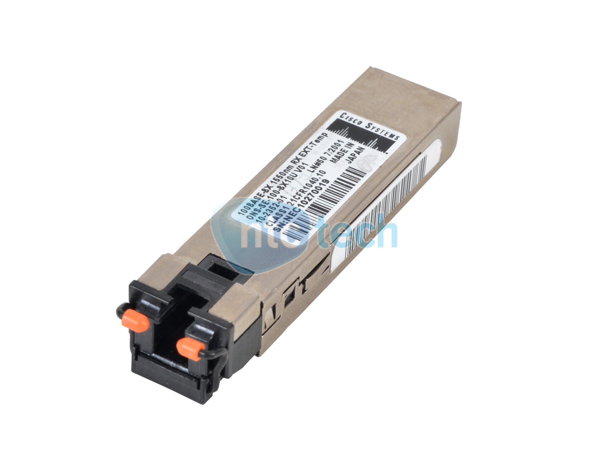 Cisco ONS-SE-100-BX10U 100Base-BX 1550nm RX EXT SFP Module – NTC Tech