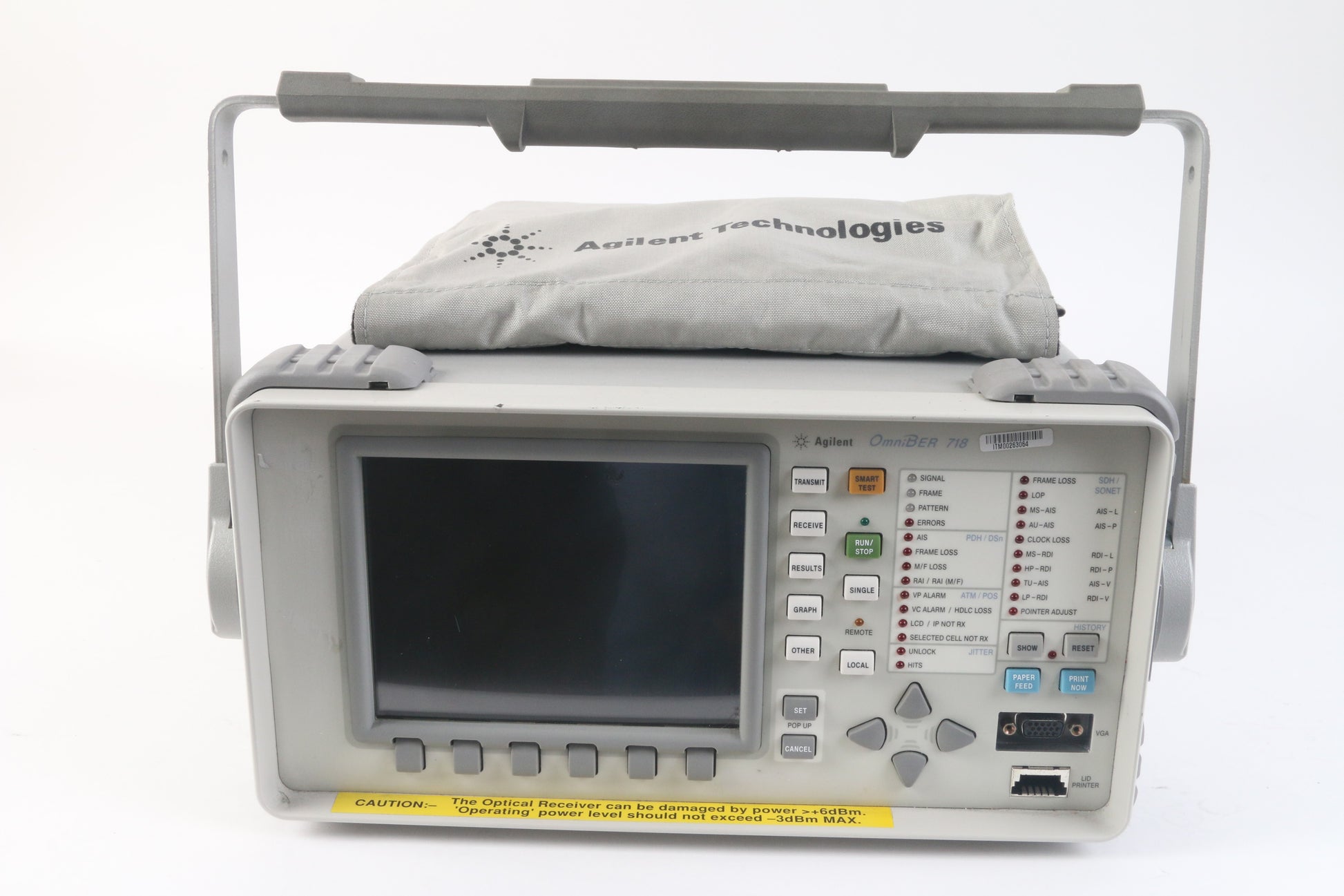 Agilent OmniBER 718 Multi-Rate Analyzer W/ Driver Disc,Serial Cable,an ...