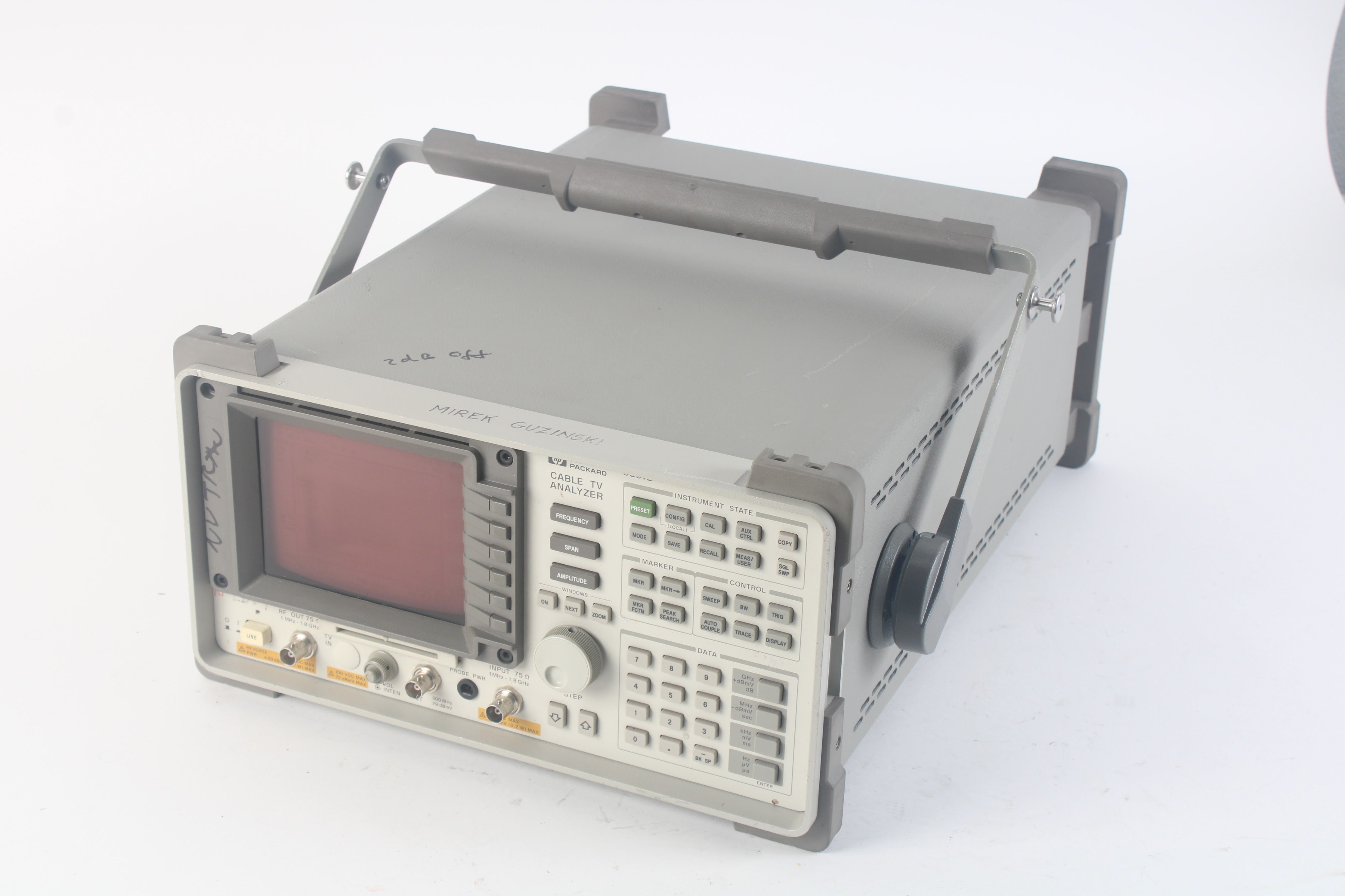 HP / Agilent /Keysight 8591C Cable TV Spectrum Analyzer W/ Options 011 ...