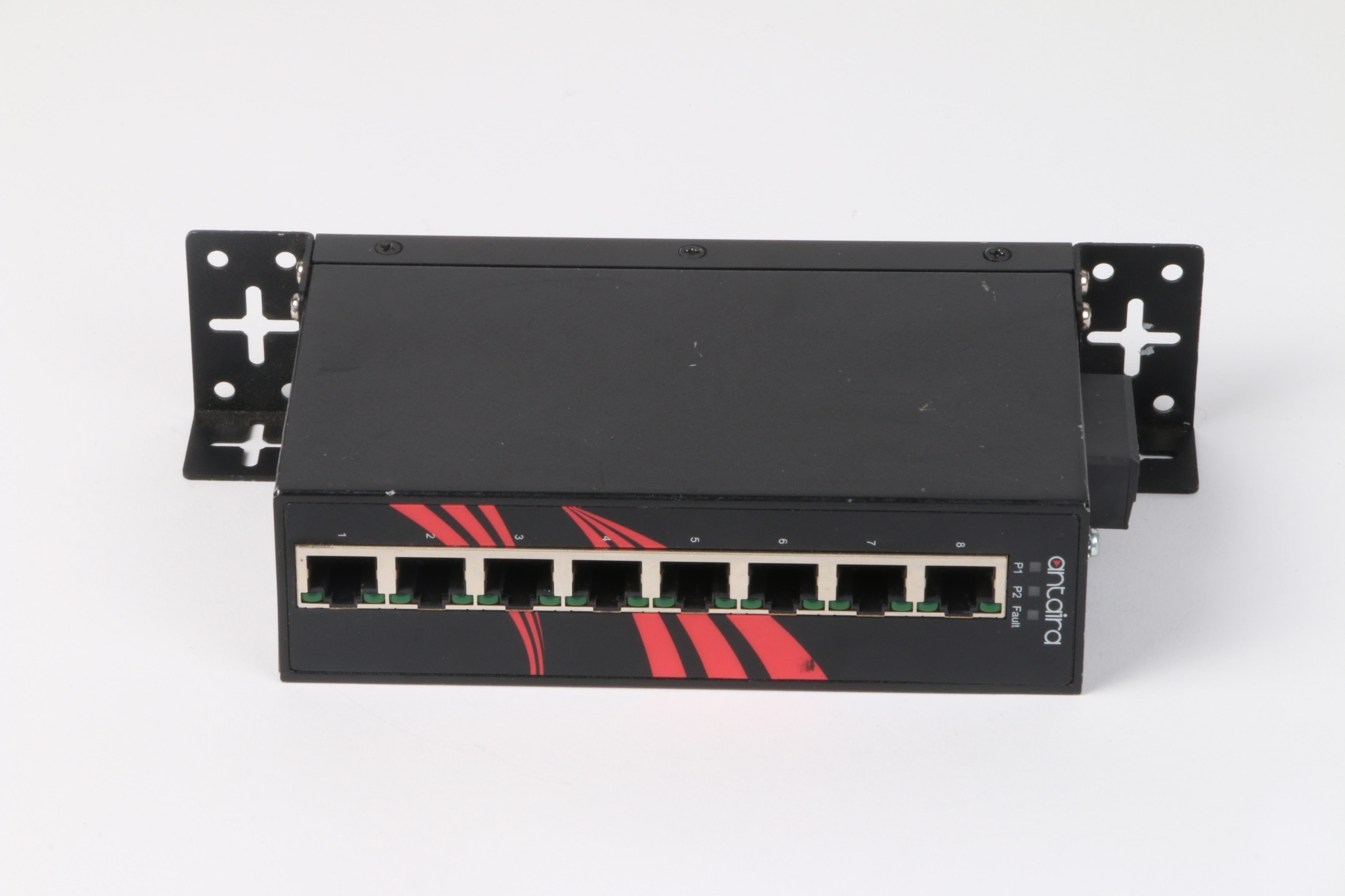 Antaira LNP-800AGH-24 Industrial 8 10/100/1000T Ports Ethernet Switch ...