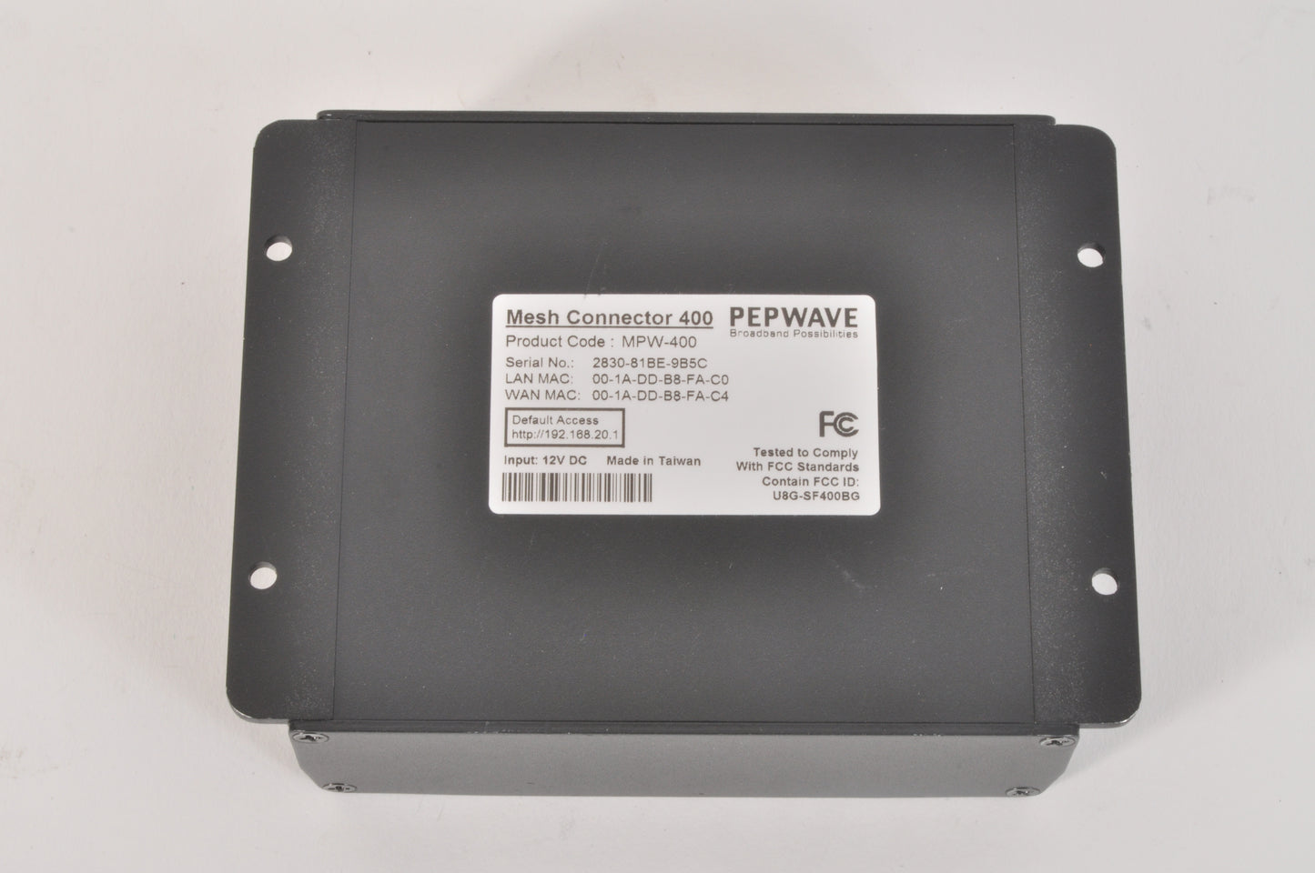 Pepwave Mesh Connector 400 – NTC Tech