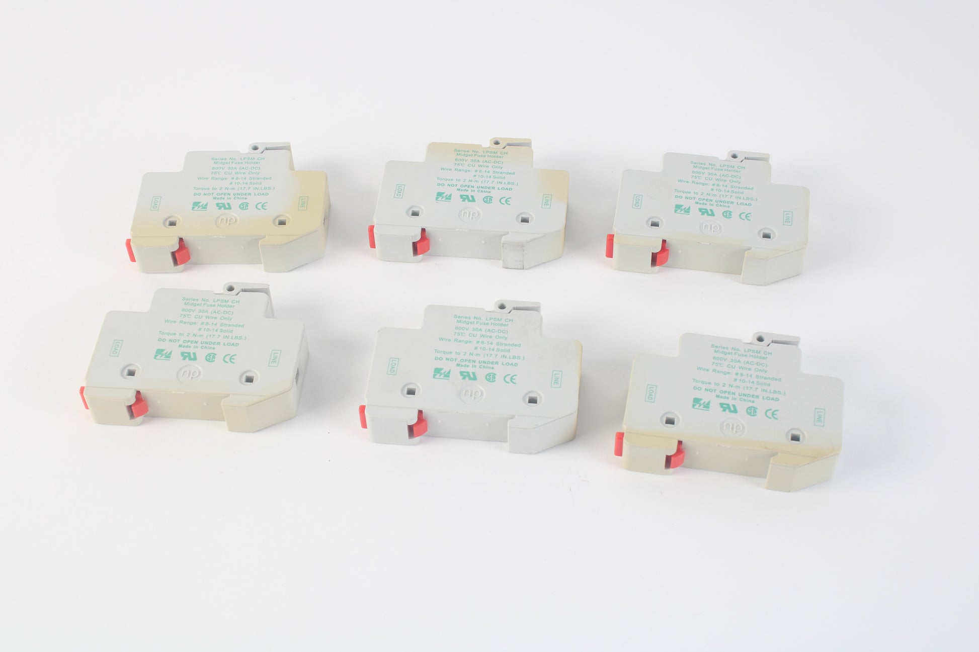 Littlefuse LPSM-CH 600V, 30A Power-Safe Dead-Front Midget Fuse Holder ...