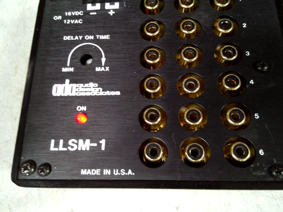 ADA LLSM-1 6-Channel Six Pole Line-Level Switcher Variable Delay Adjus ...
