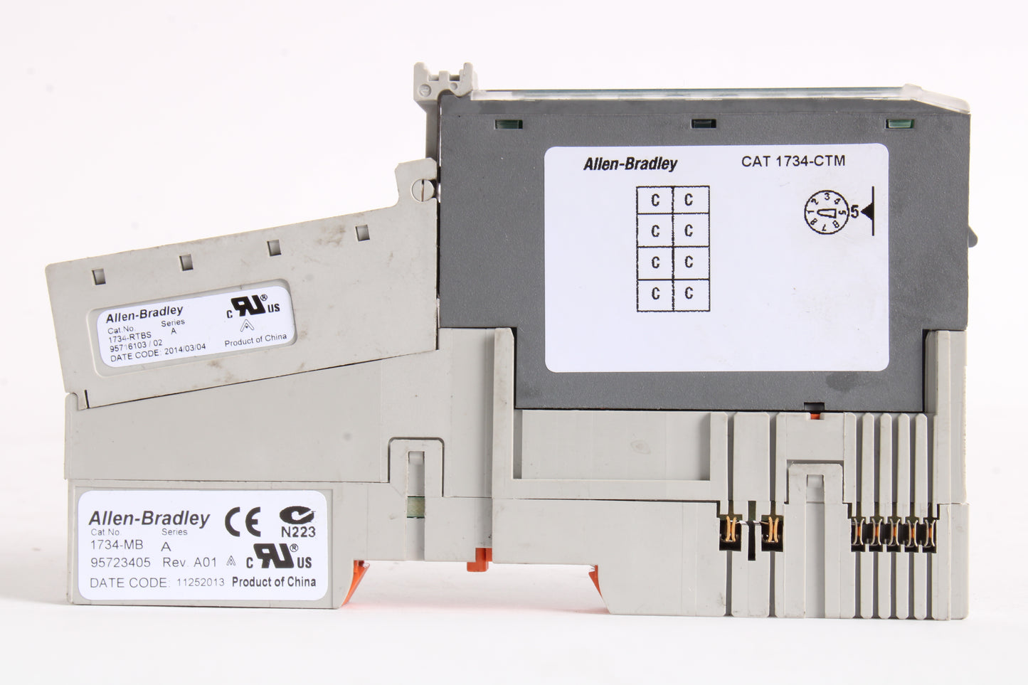 Allen Bradley 1734-CTM Ser C POINT I/O Common Terminal Module + 1734-M ...