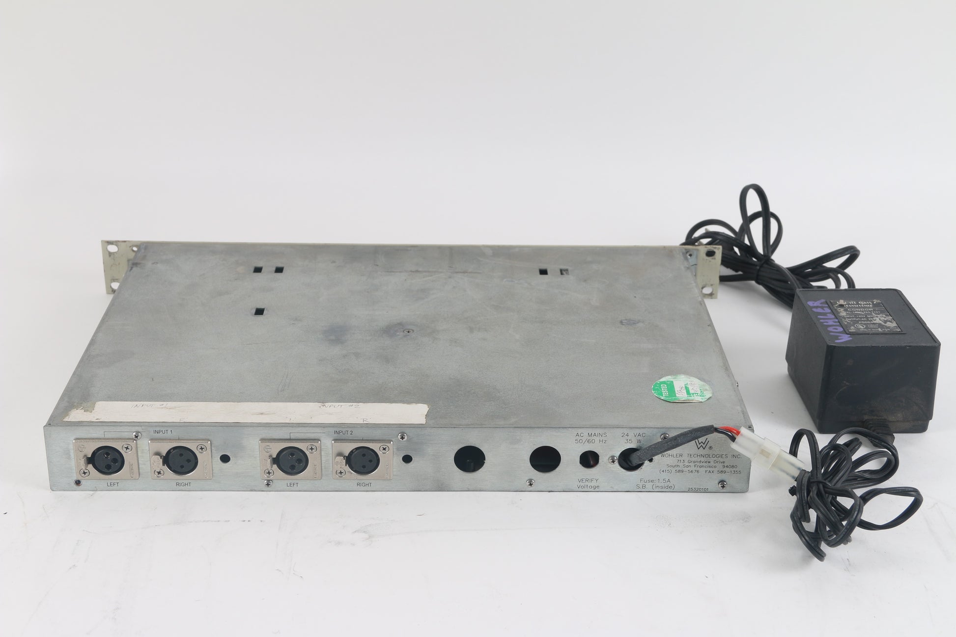 Wohler Technologies AMP-1A Analog Audio Monitor Panel- Fair Condition ...